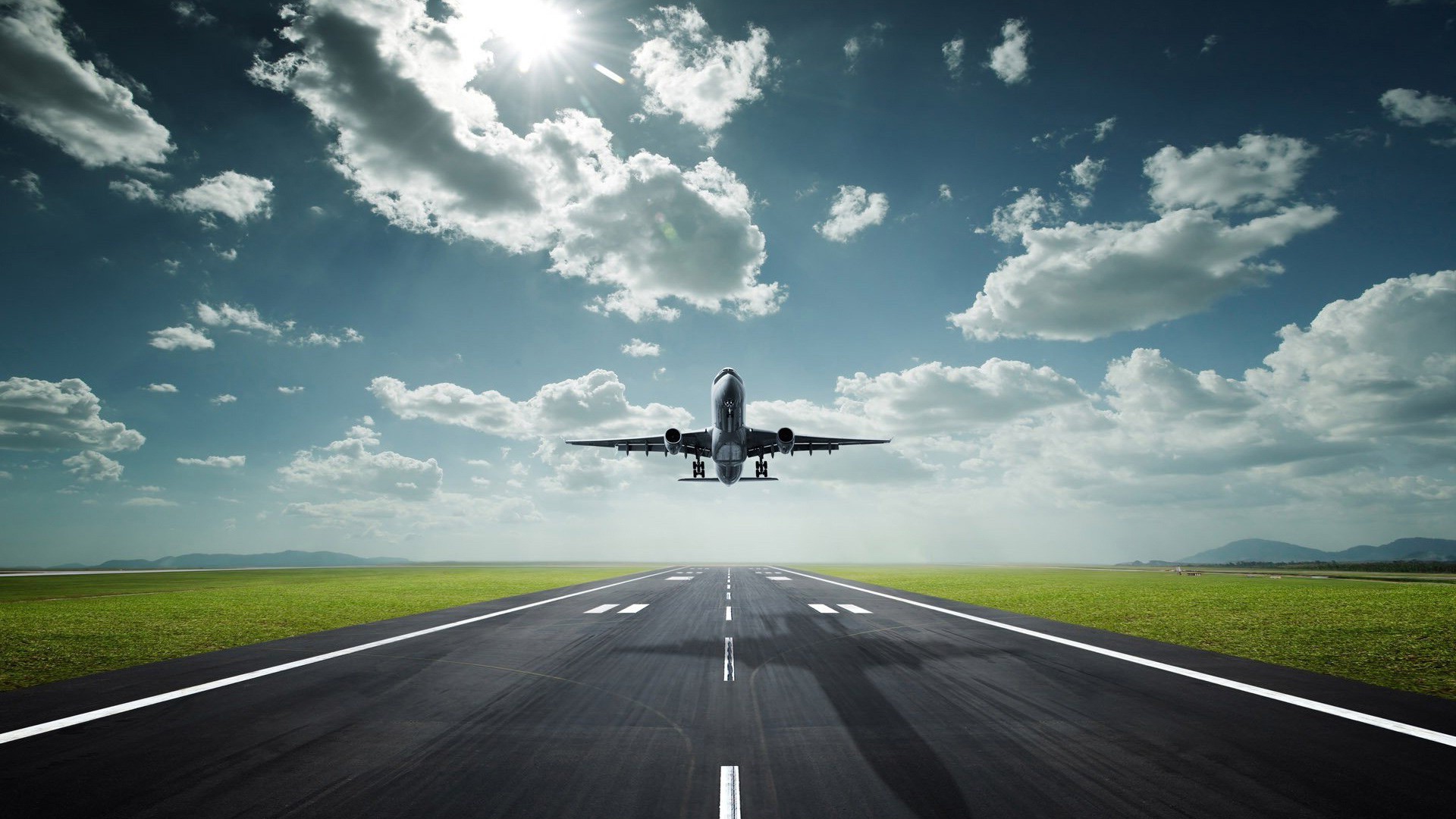 Airplane Landing Sky Wallpapers HD Desktop And Mobile Backgrounds