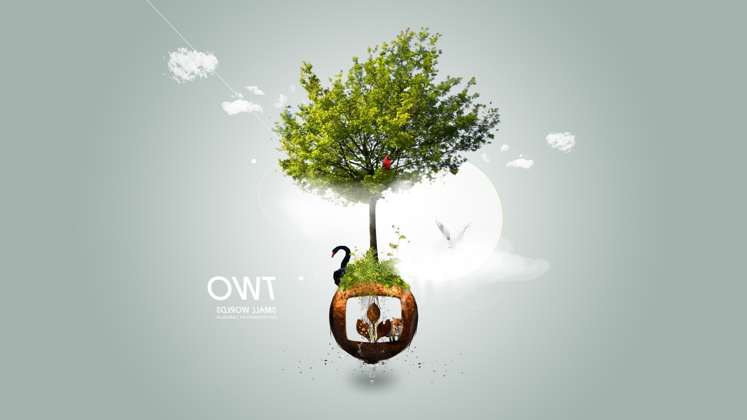 Desktopography, Landscape, Nature, Digital Art, Trees Wallpapers HD ...