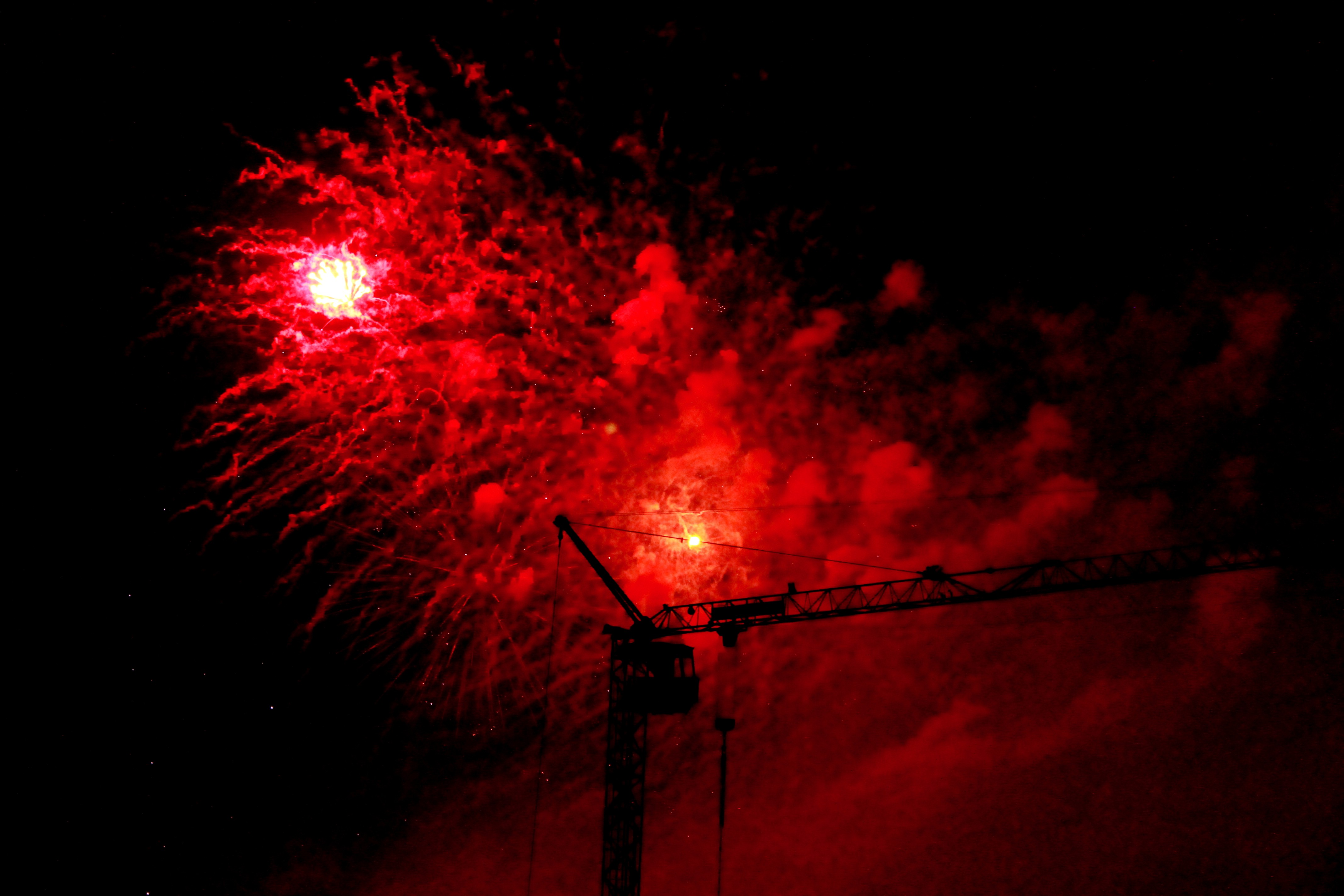 fireworks, Landscape Wallpapers HD / Desktop and Mobile Backgrounds