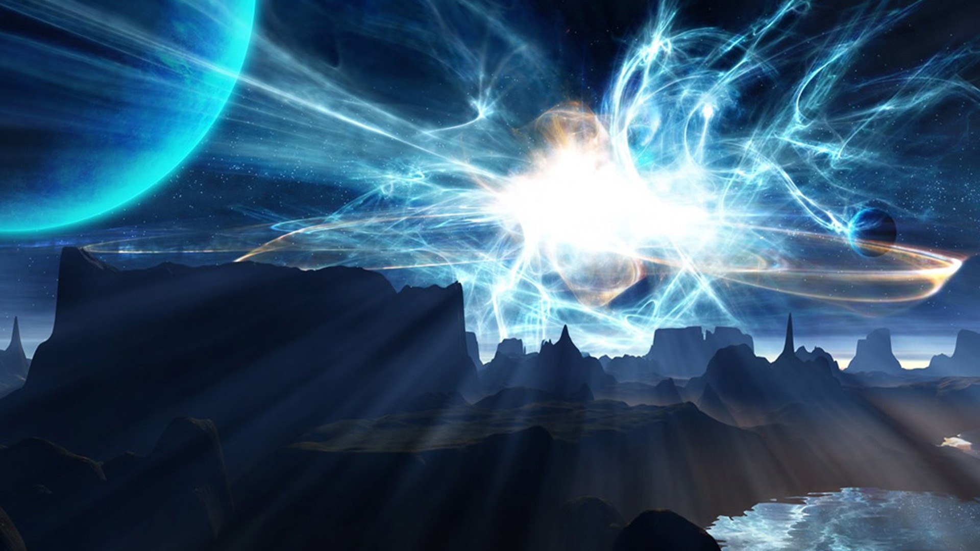 space, Stars, Planet, Abstract, Night Wallpapers HD / Desktop and ...