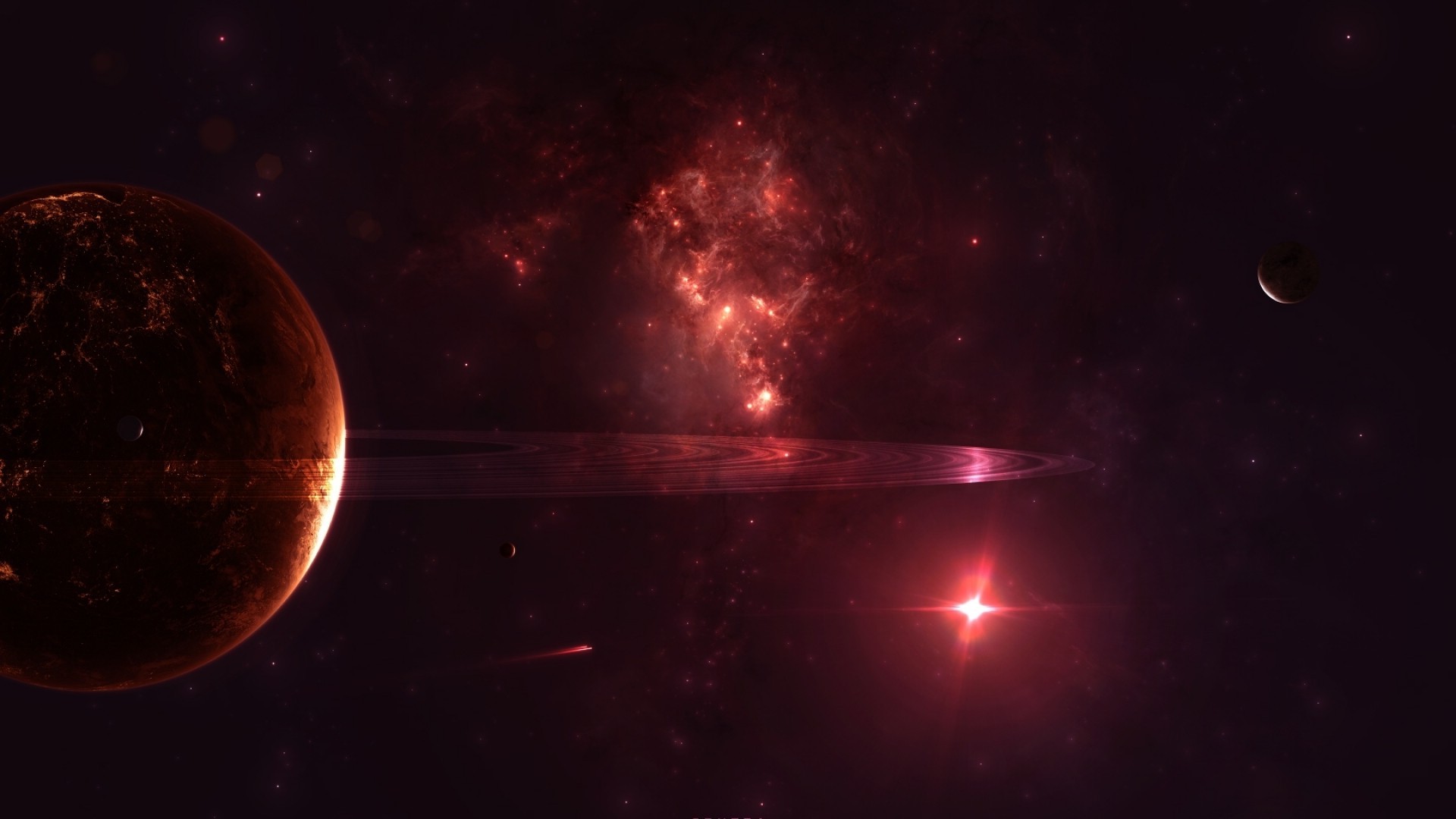 space, Planet, Digital Art Wallpapers HD / Desktop and Mobile Backgrounds