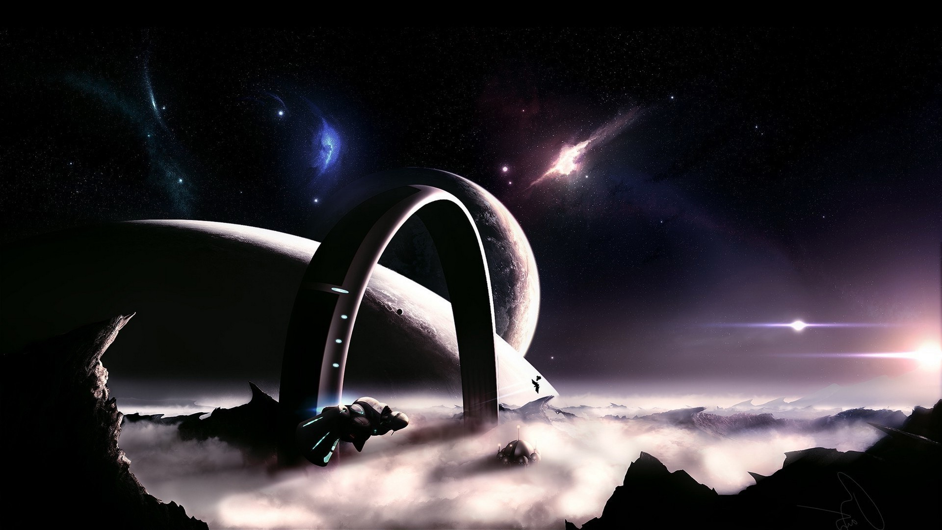 space, Spaceship, Planet Wallpapers HD / Desktop and Mobile Backgrounds