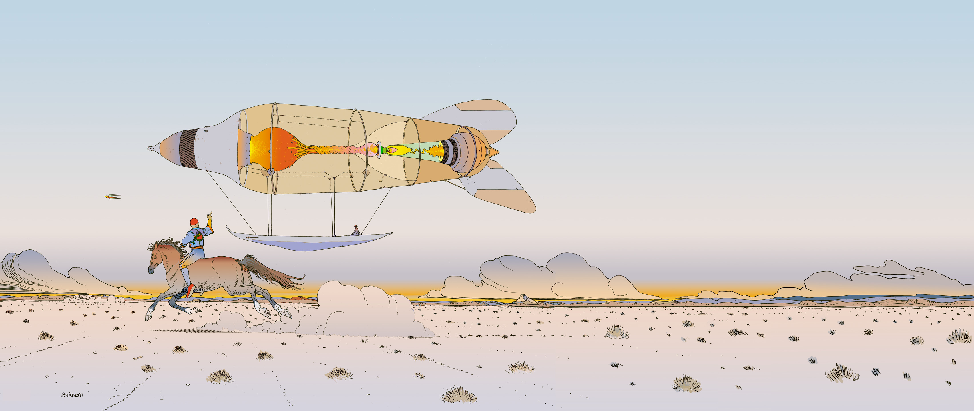 comics, Mœbius, Artwork Wallpapers HD / Desktop and Mobile Backgrounds