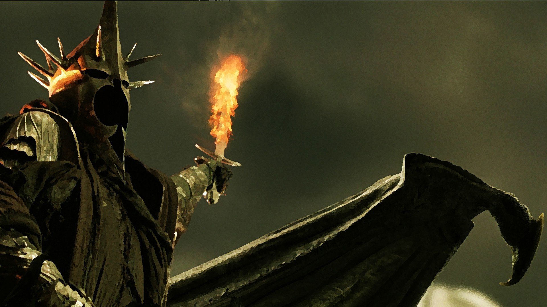 Witchking Of Angmar, Nazgûl, The Lord Of The Rings, Sword, Fire ...