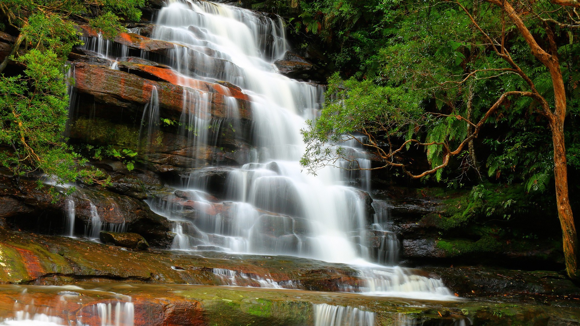 landscape, Nature, Waterfall Wallpapers HD / Desktop and Mobile Backgrounds