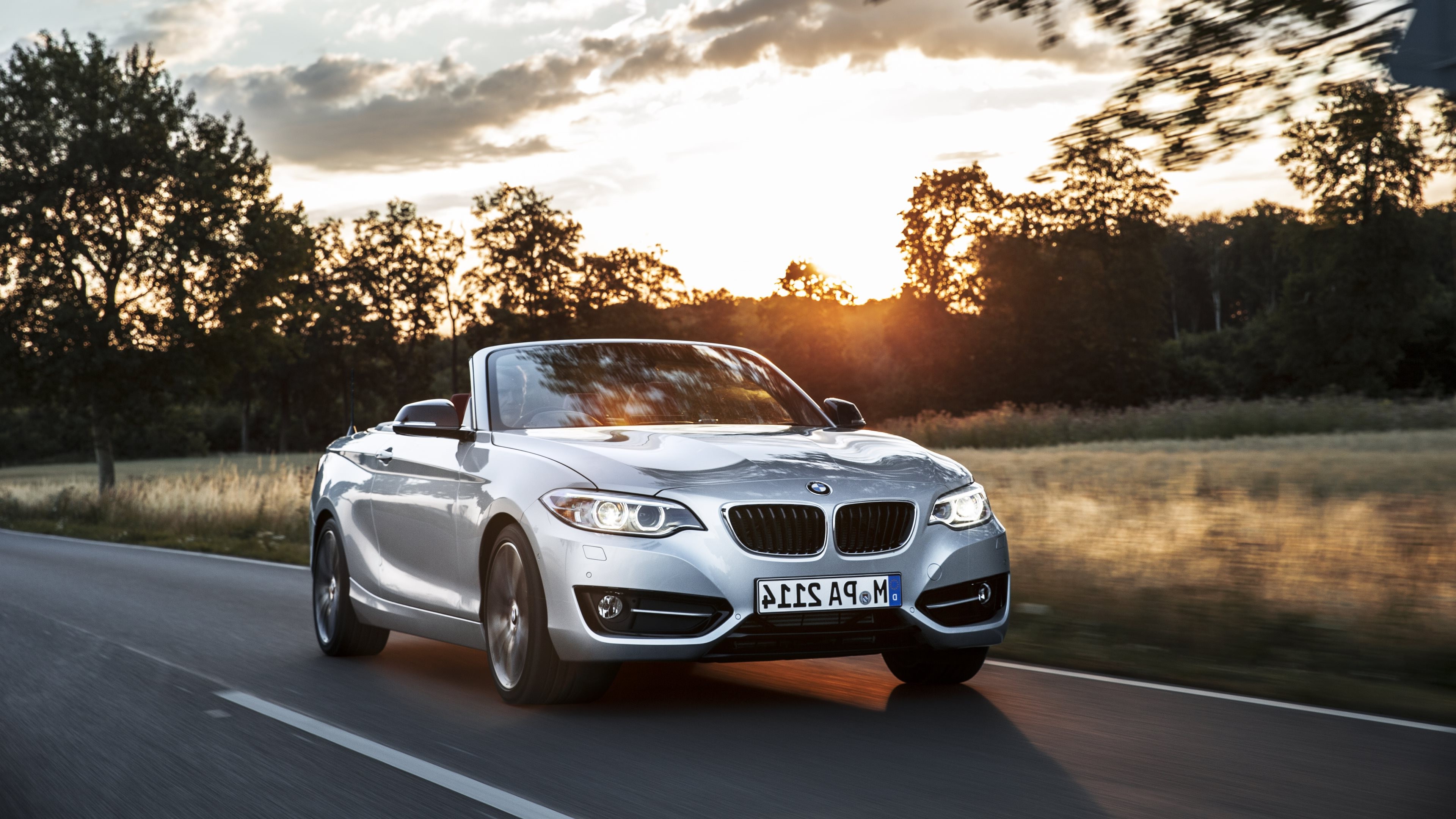 sunset, Car, BMW, Nature, Convertible Wallpapers HD / Desktop and ...