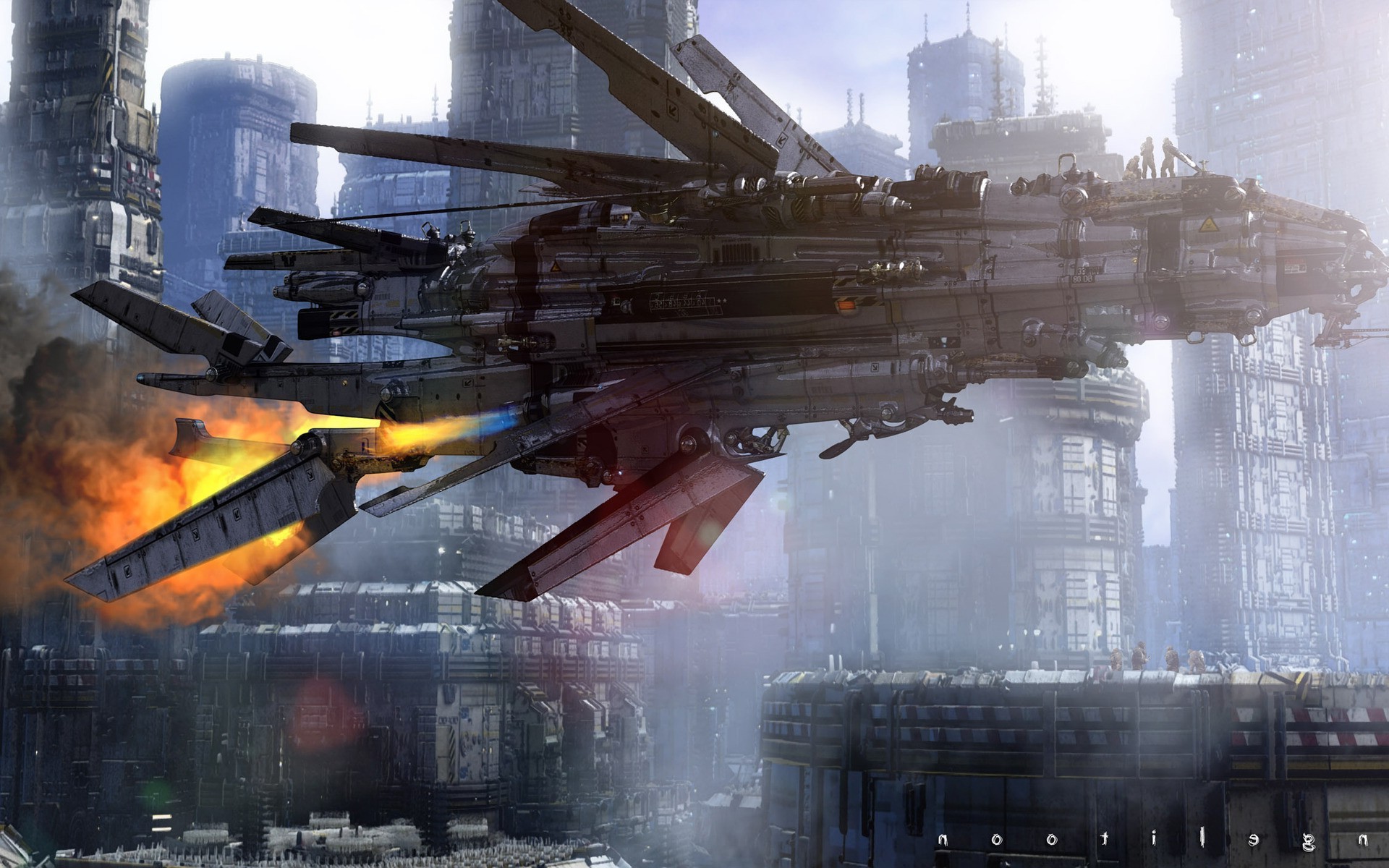 spaceship, Artwork, Futuristic Wallpapers HD / Desktop and Mobile ...
