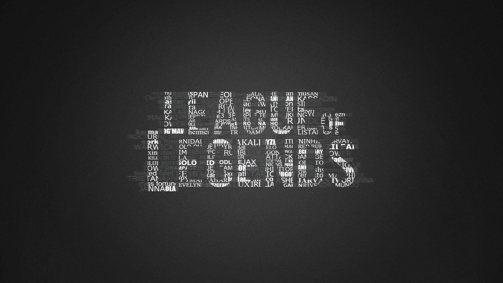 League Of Legends, Typography Wallpapers HD / Desktop and Mobile ...