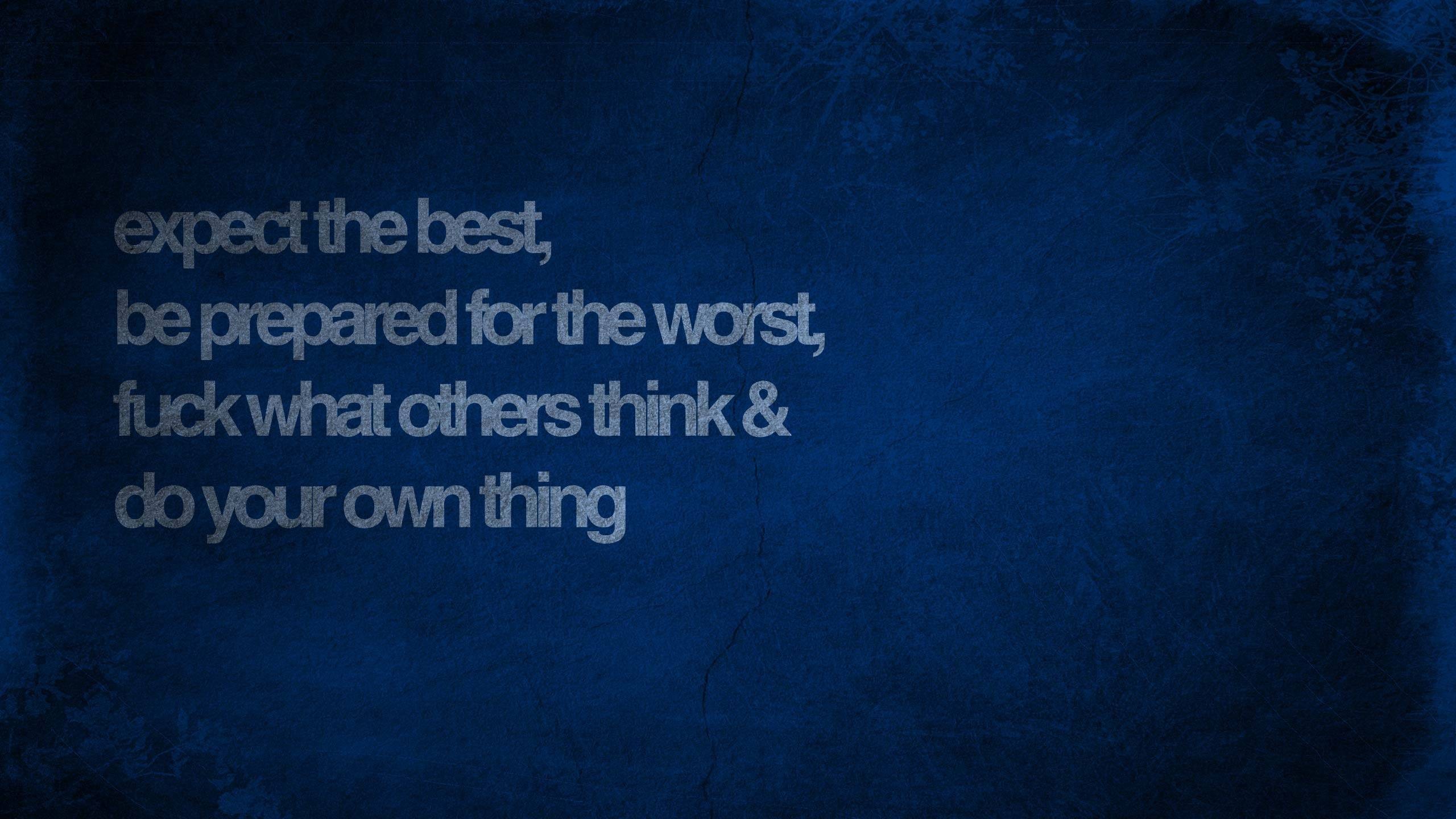 blue Background, Typography, Motivational Wallpapers HD / Desktop and ...