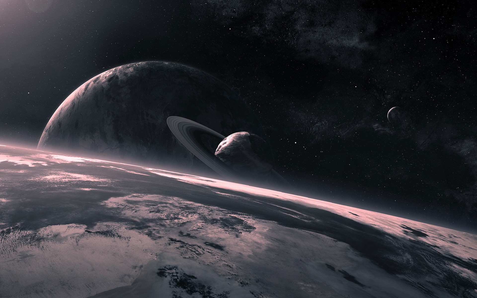 planet, Space Art, Planetary Rings, Space, QAuZ Wallpapers HD / Desktop ...