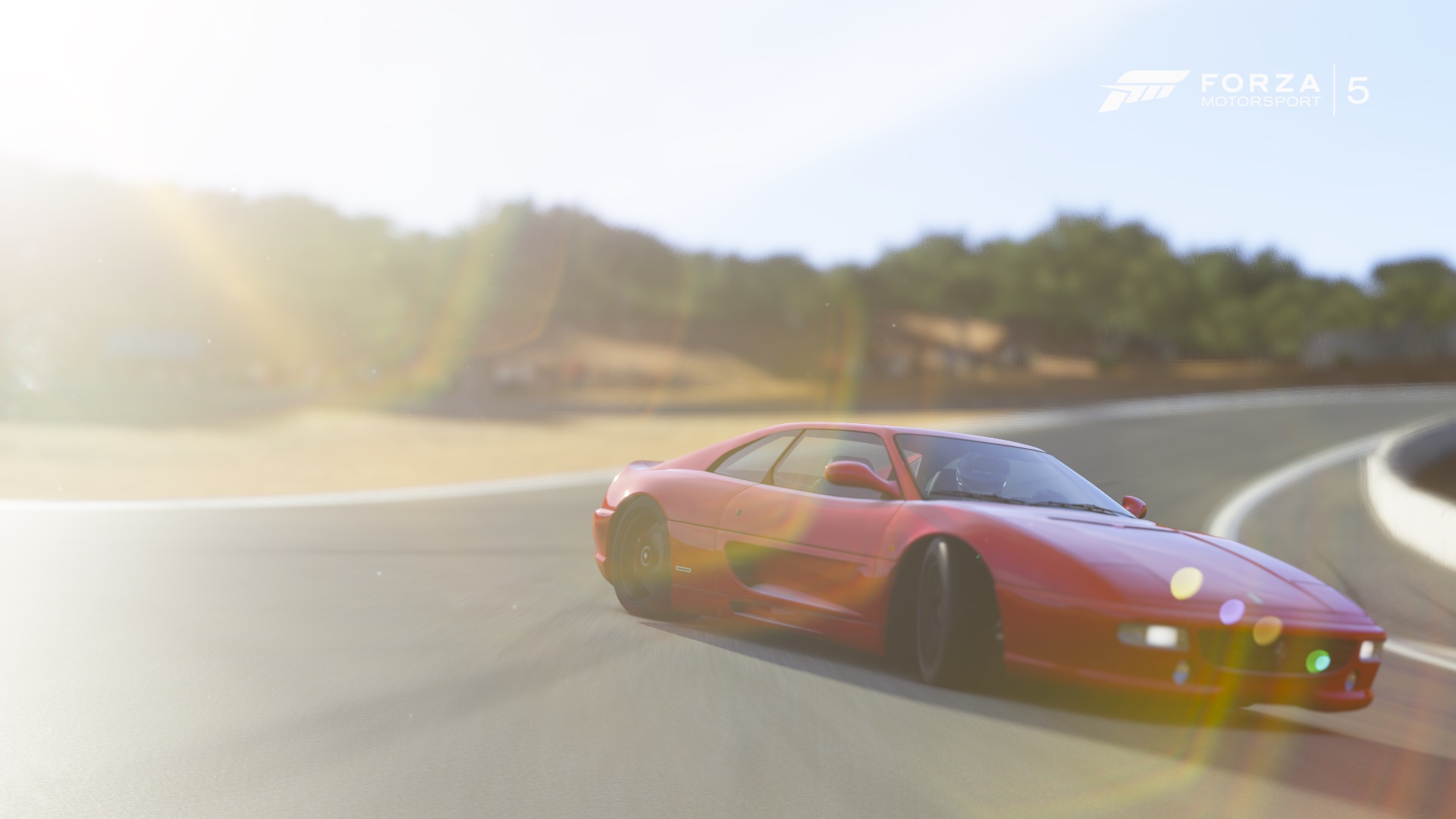 car, Forza Motorsport, Video Games, Ferrari, Ferrari 355, Lens Flare ...