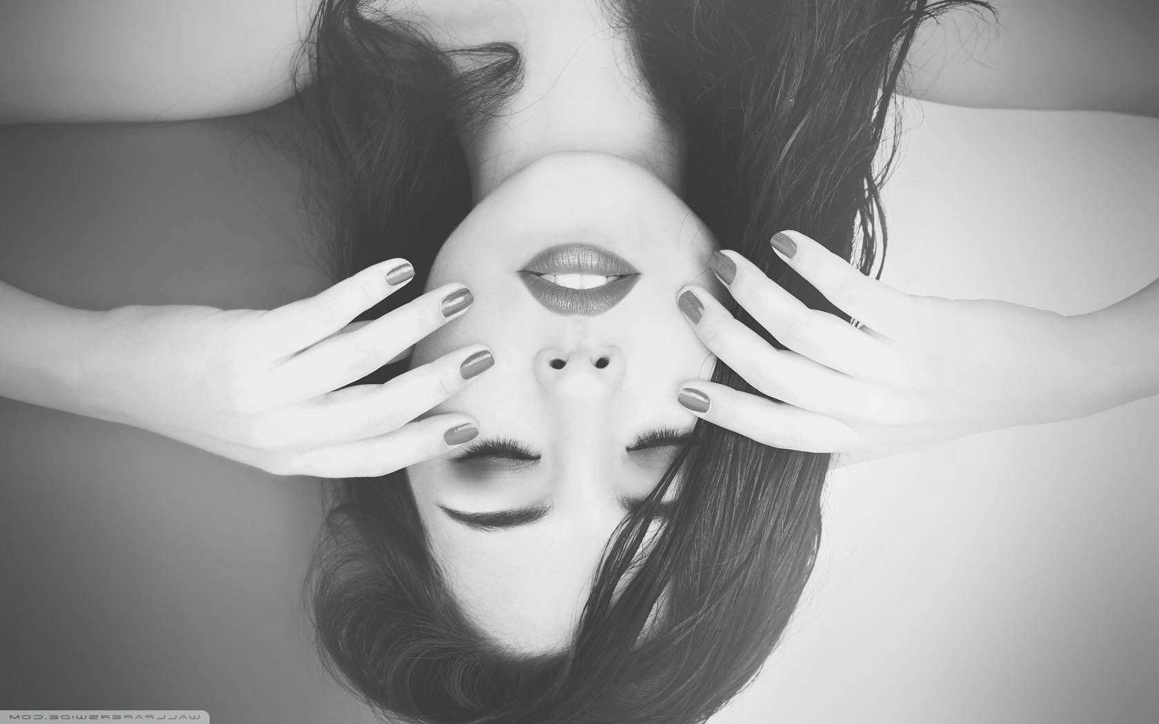 women, Monochrome, Face, Black Hair Wallpapers HD / Desktop and Mobile ...