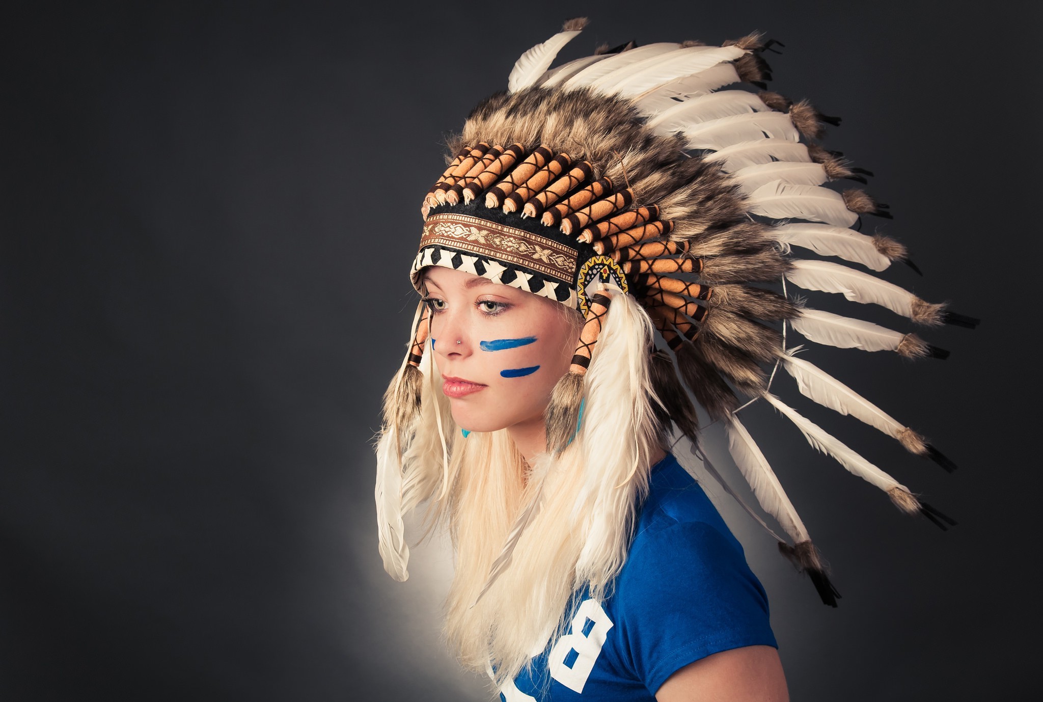 women, Model, Feathers Wallpapers HD / Desktop and Mobile Backgrounds