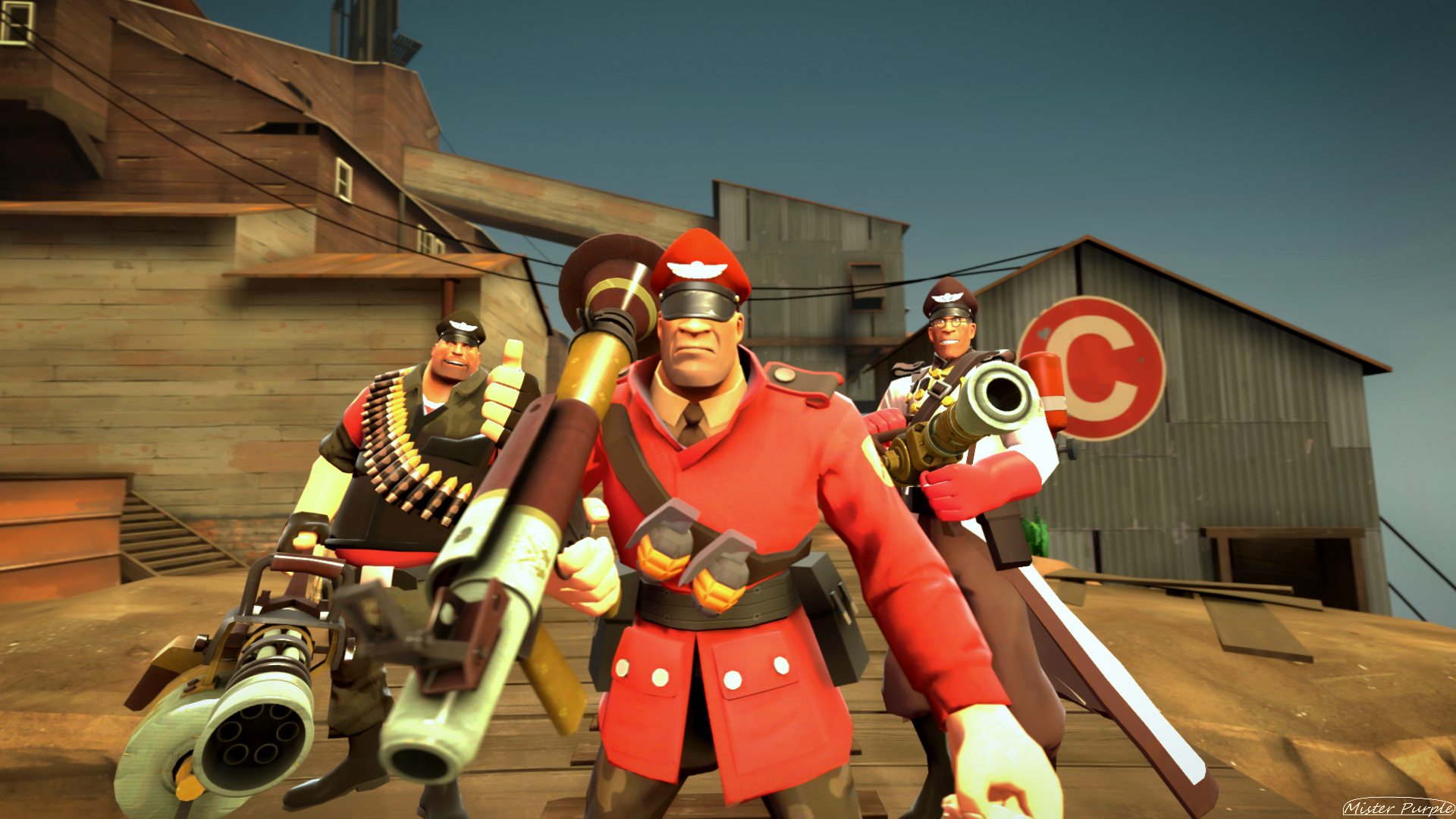 Soldier (TF2), Team Fortress 2, Source Filmmaker, Heavy (TF2), Medic ...