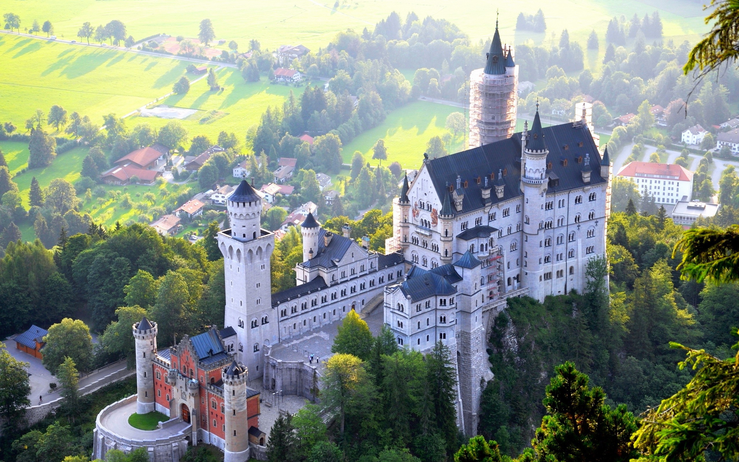 Neuschwanstein Castle Castle Landscape Building Architecture Neuschwanstein Castle Castle Landscape Building Architecture