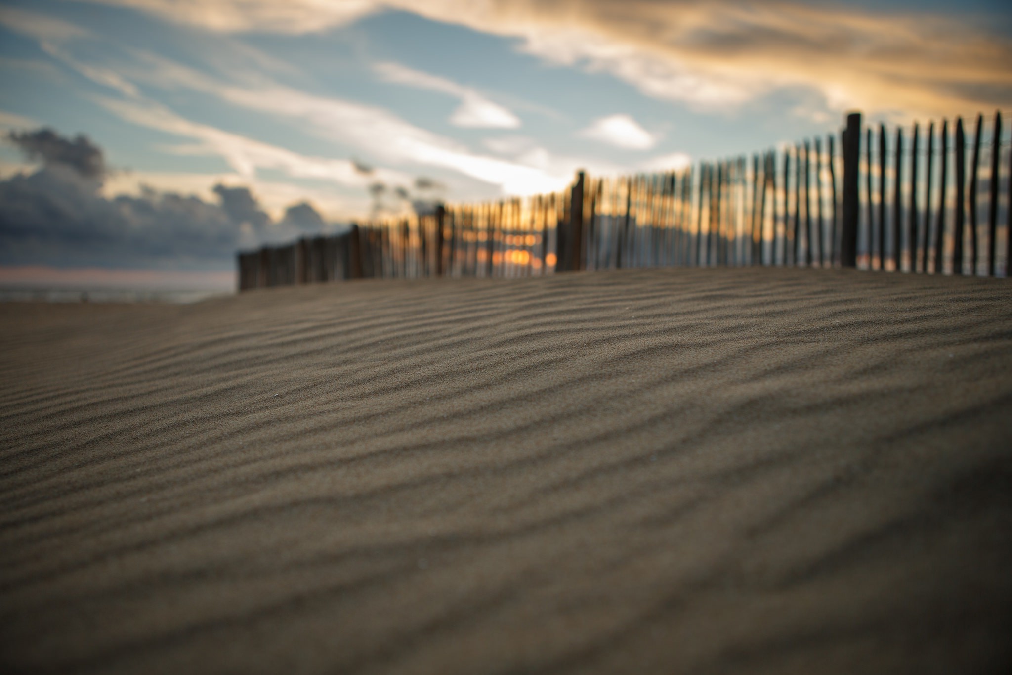 photography, Landscape, Nature, Far View, Sand, Clouds, Fence, Sky ...