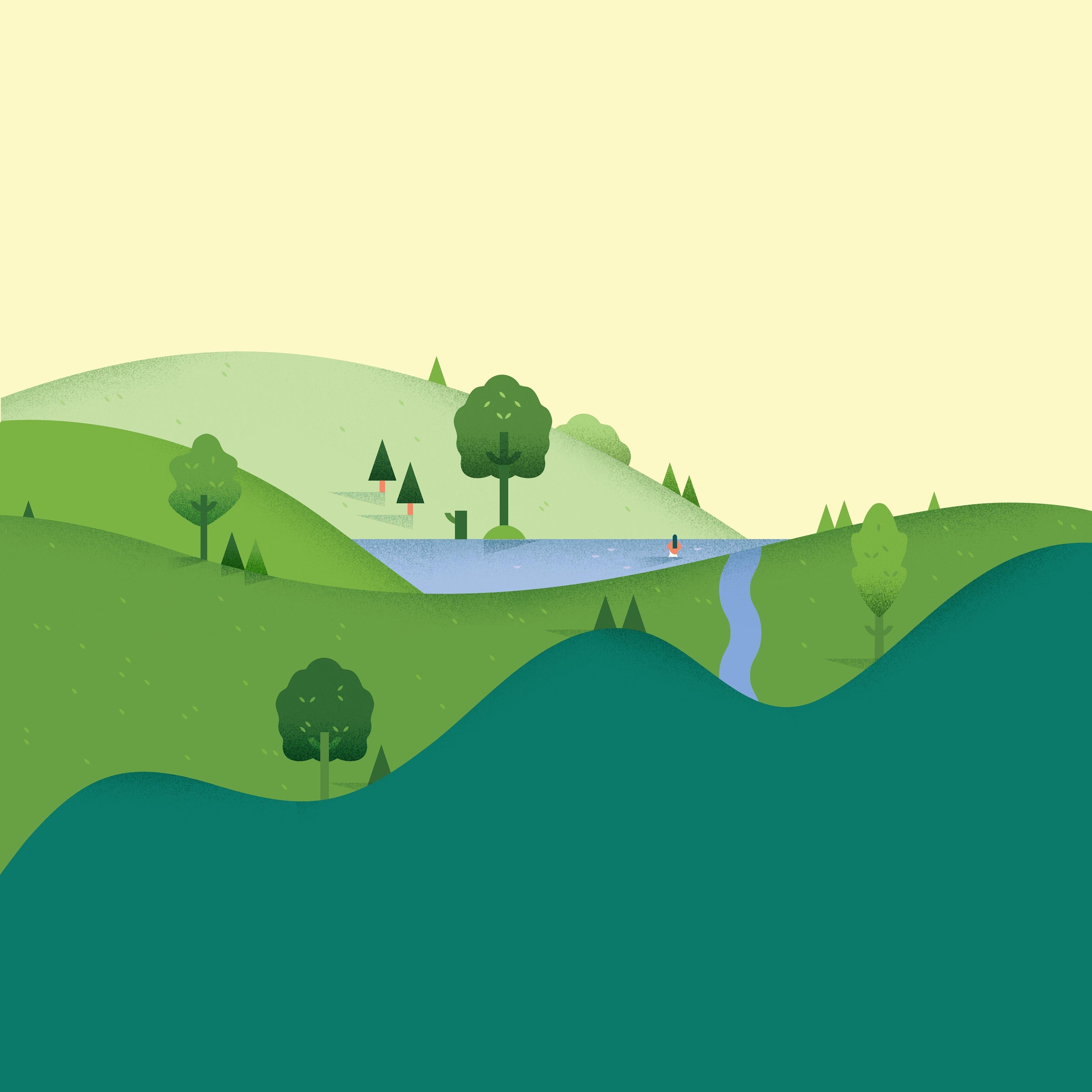 Google, Materail Design, Landscape, Digital Art Wallpapers HD / Desktop ...