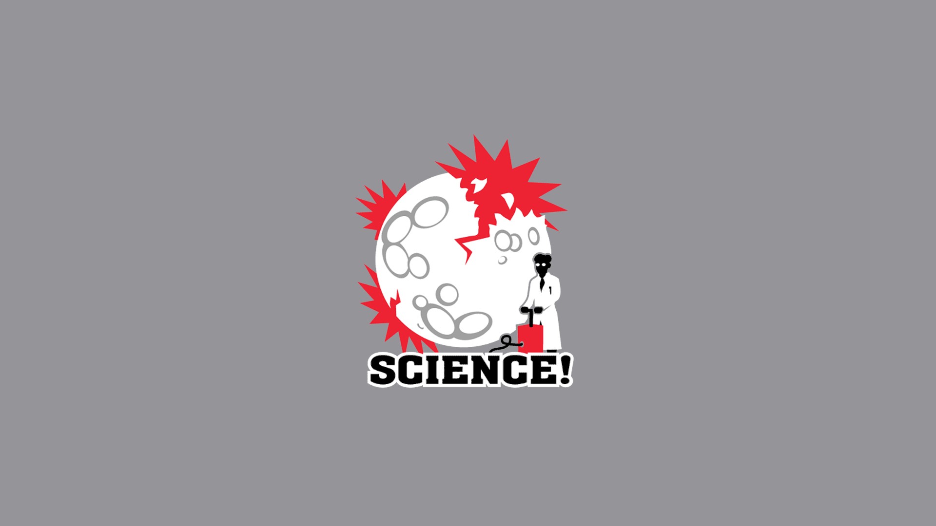 science, Simple Background, Gray, Explosion Wallpapers HD / Desktop and ...