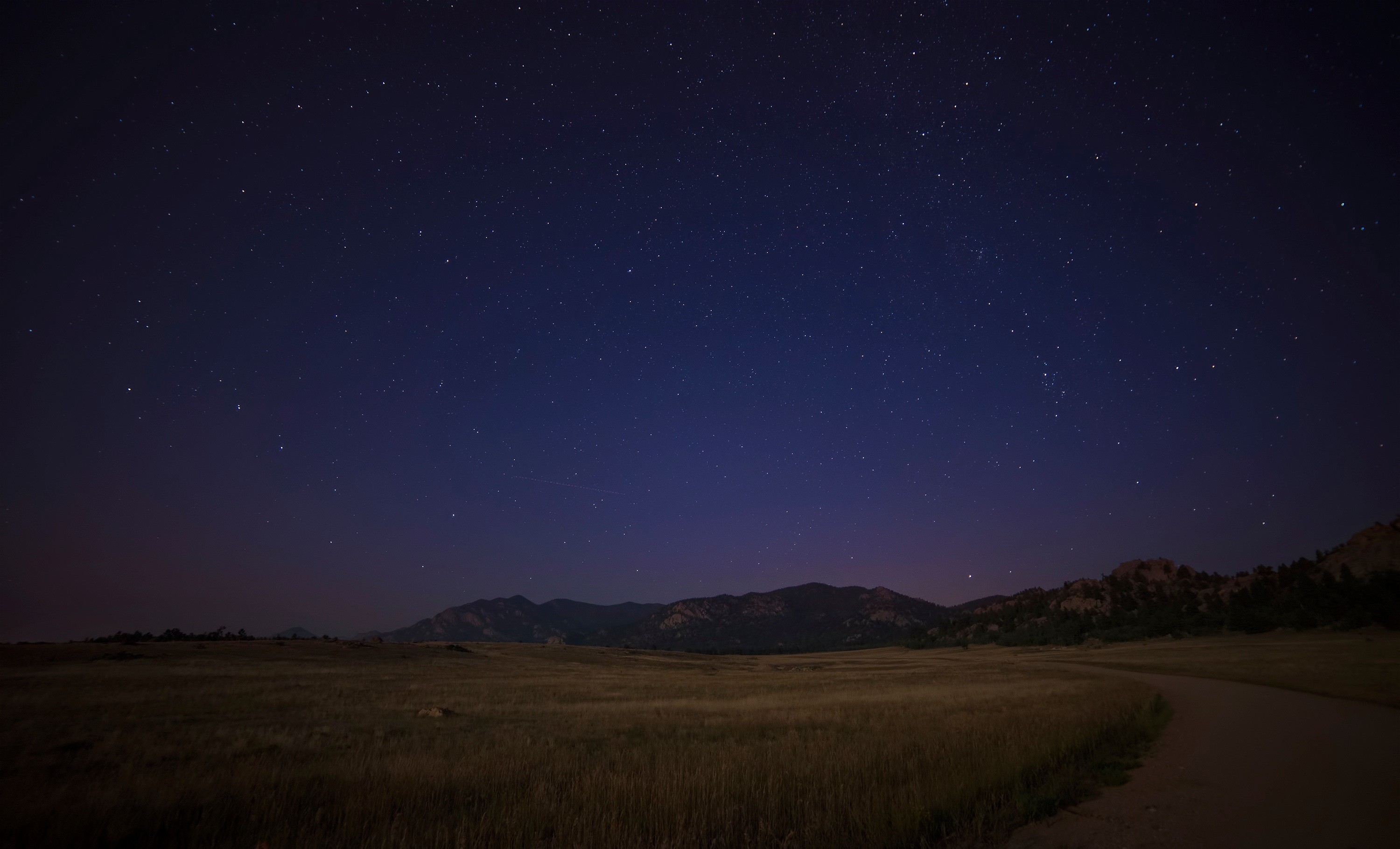 Stars Night Sky Mountains Landscape Night Wallpapers HD Desktop Stars Night Sky Mountains Landscape Night Wallpapers HD Desktop