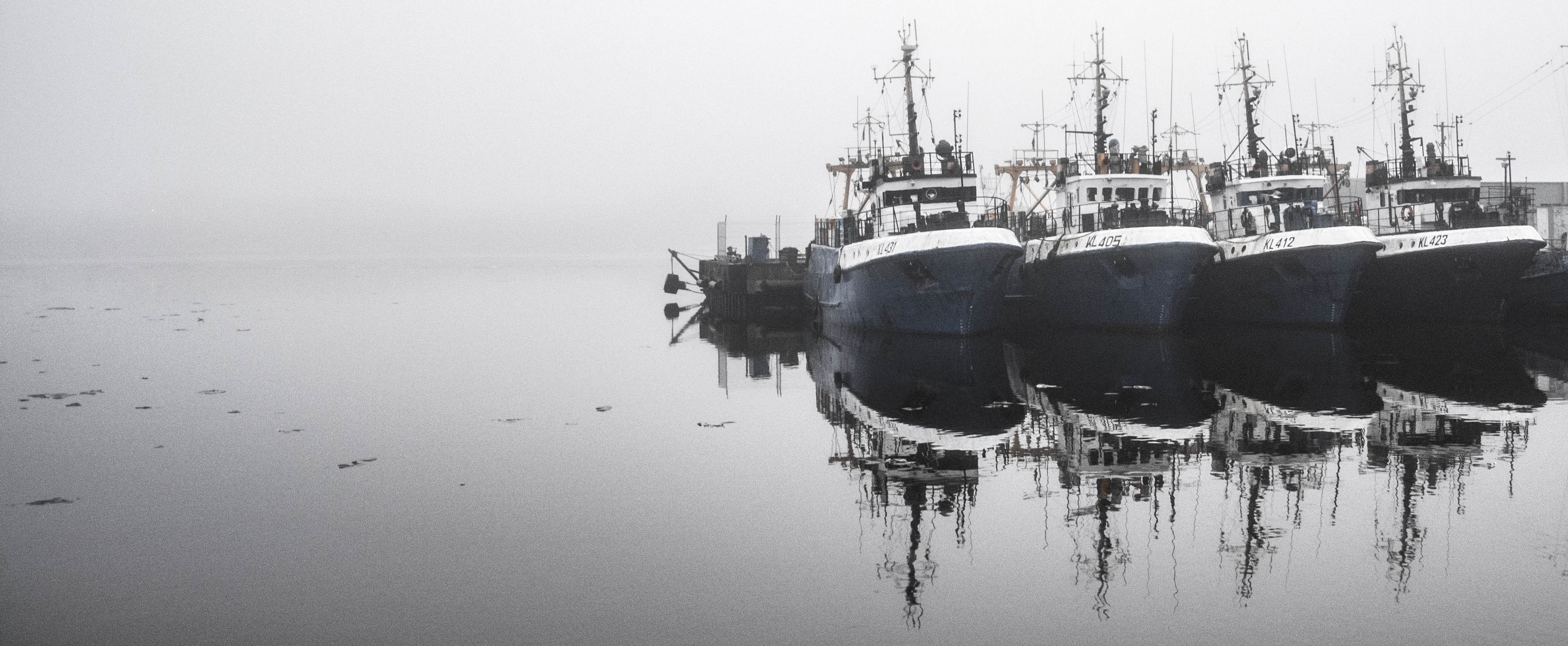 gloomy, Mist, Harbor, Ship, Photography Wallpapers HD / Desktop and ...