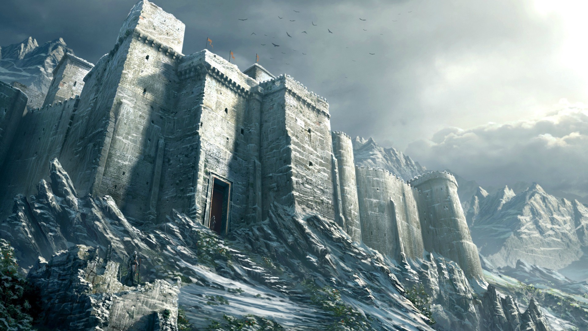 Fantasy Art Digital Art Castle Snow Fantasy Art Digital Art Castle Snow