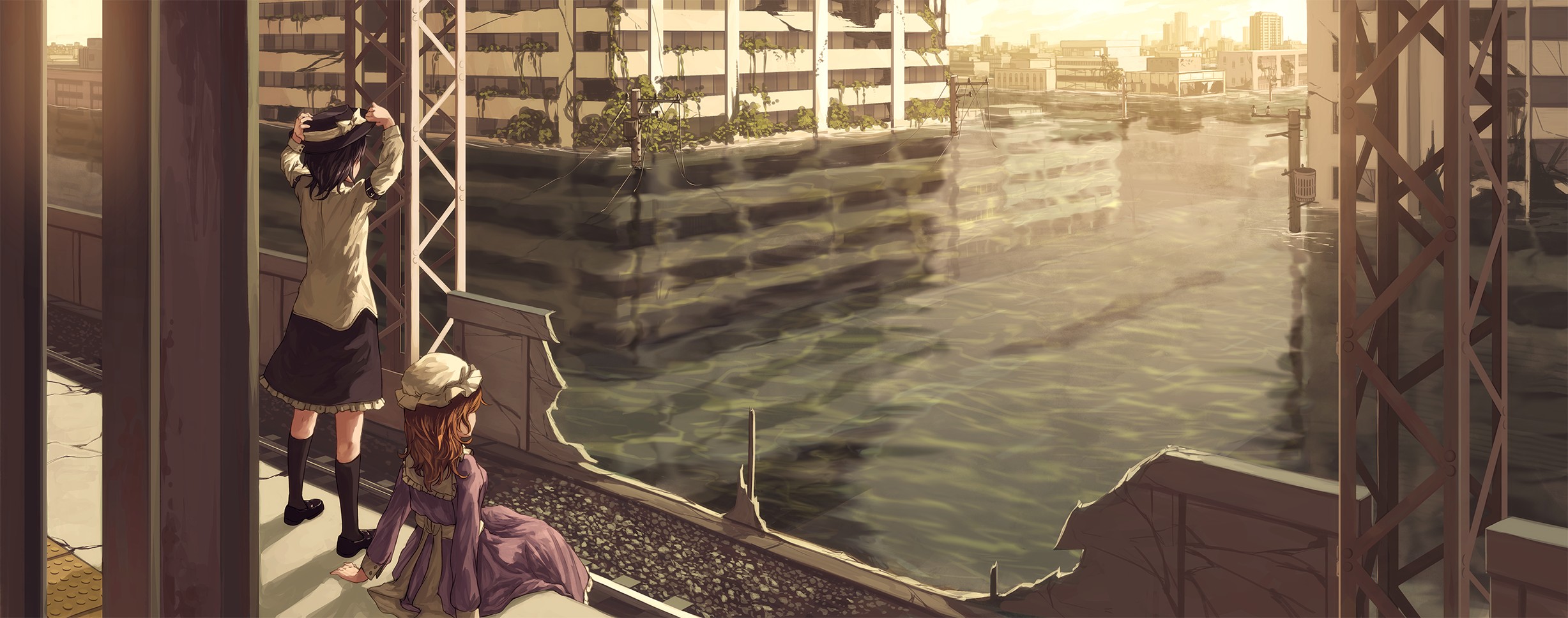 multiple display, Anime, Anime girls Wallpapers HD / Desktop and Mobile ...