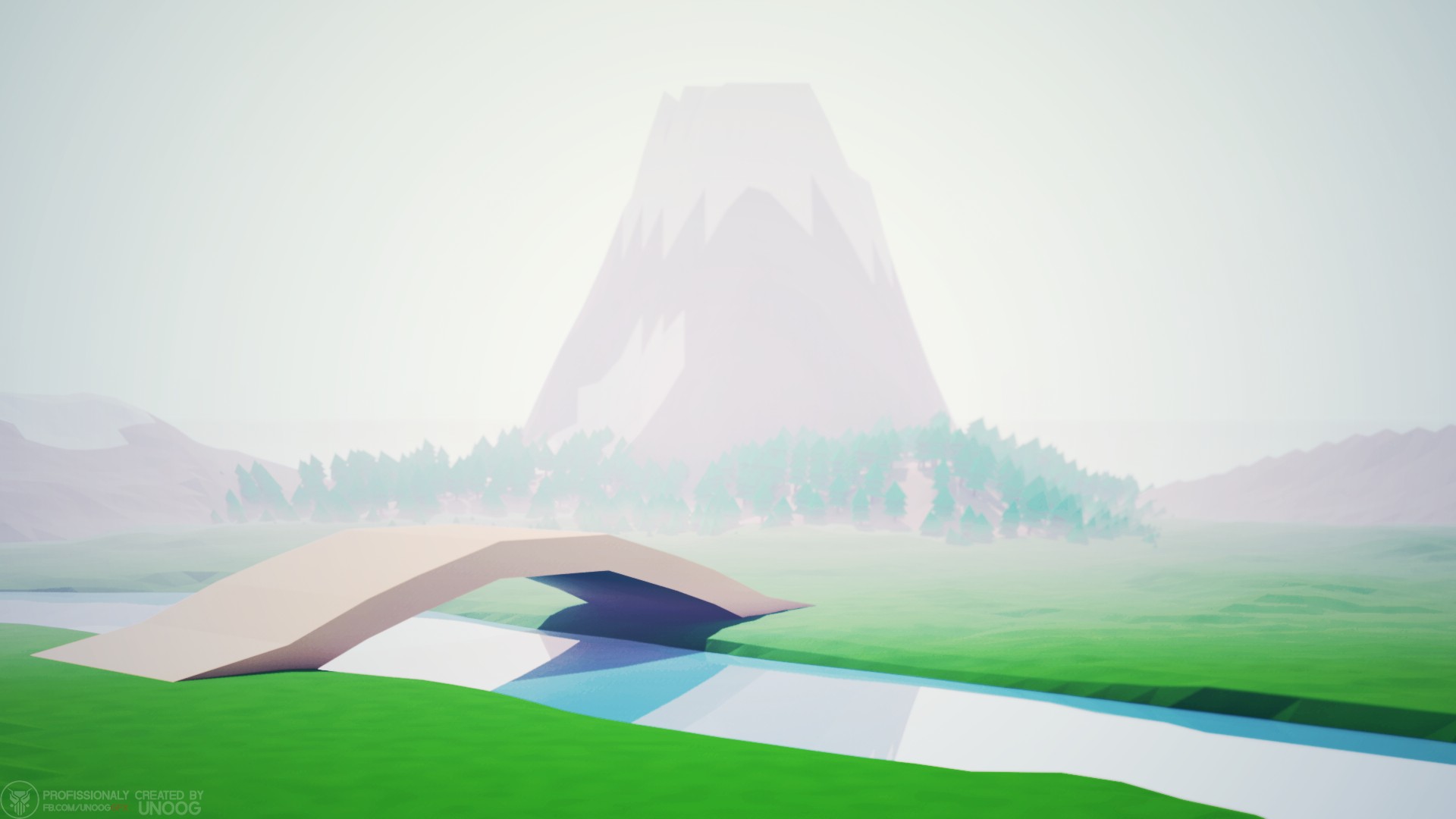 low poly, Isometric, House, Mountain Wallpapers HD / Desktop and Mobile ...