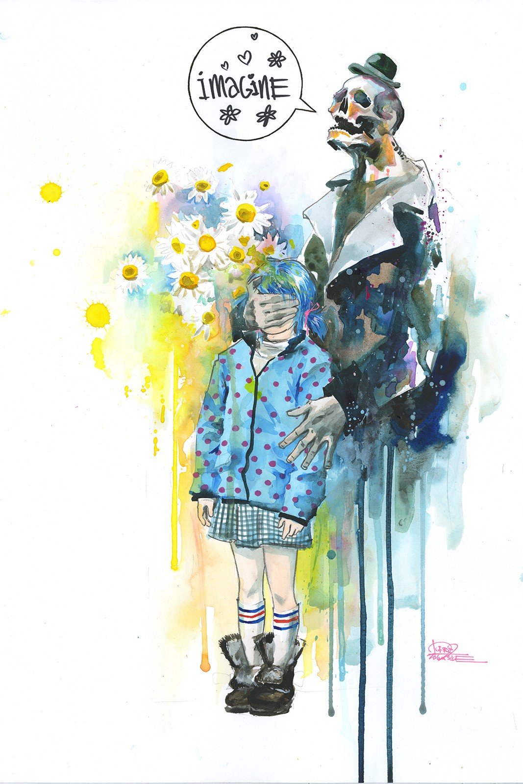 lora zombie, Classic art, Zombies, Multi color, Colorful, Painting, Oil ...