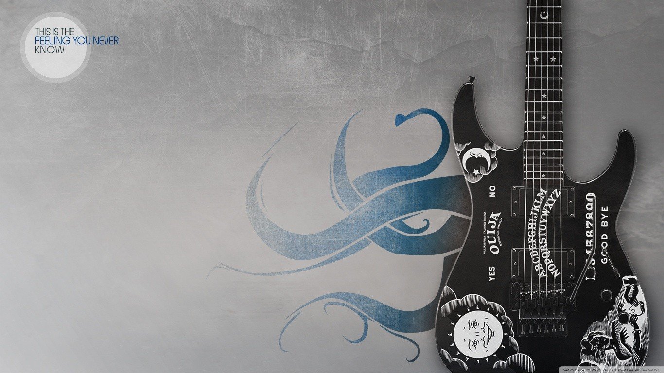 electric guitar, Text Wallpapers HD / Desktop and Mobile Backgrounds