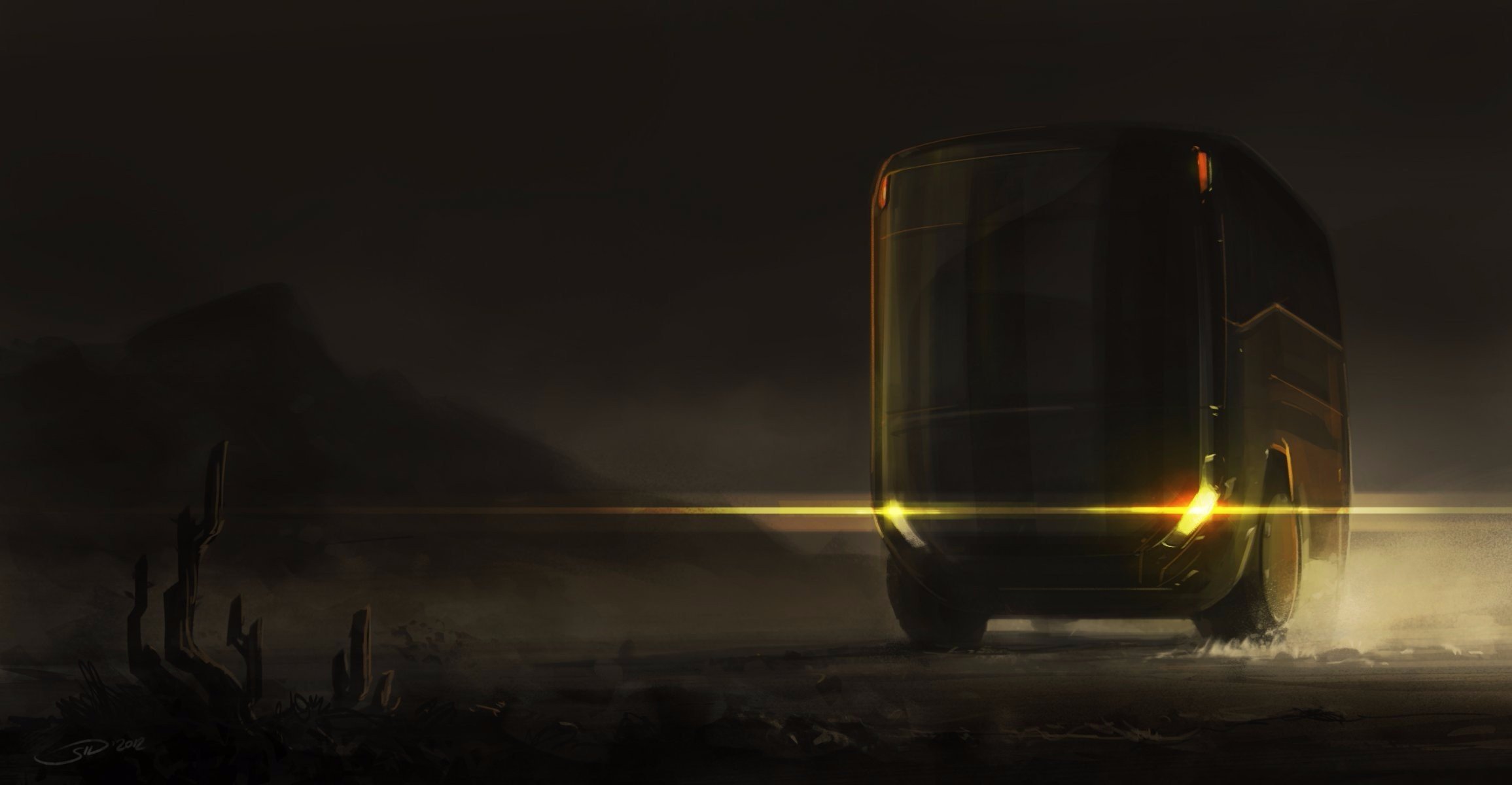 buses, Flares, Mountains Wallpapers HD / Desktop and Mobile Backgrounds