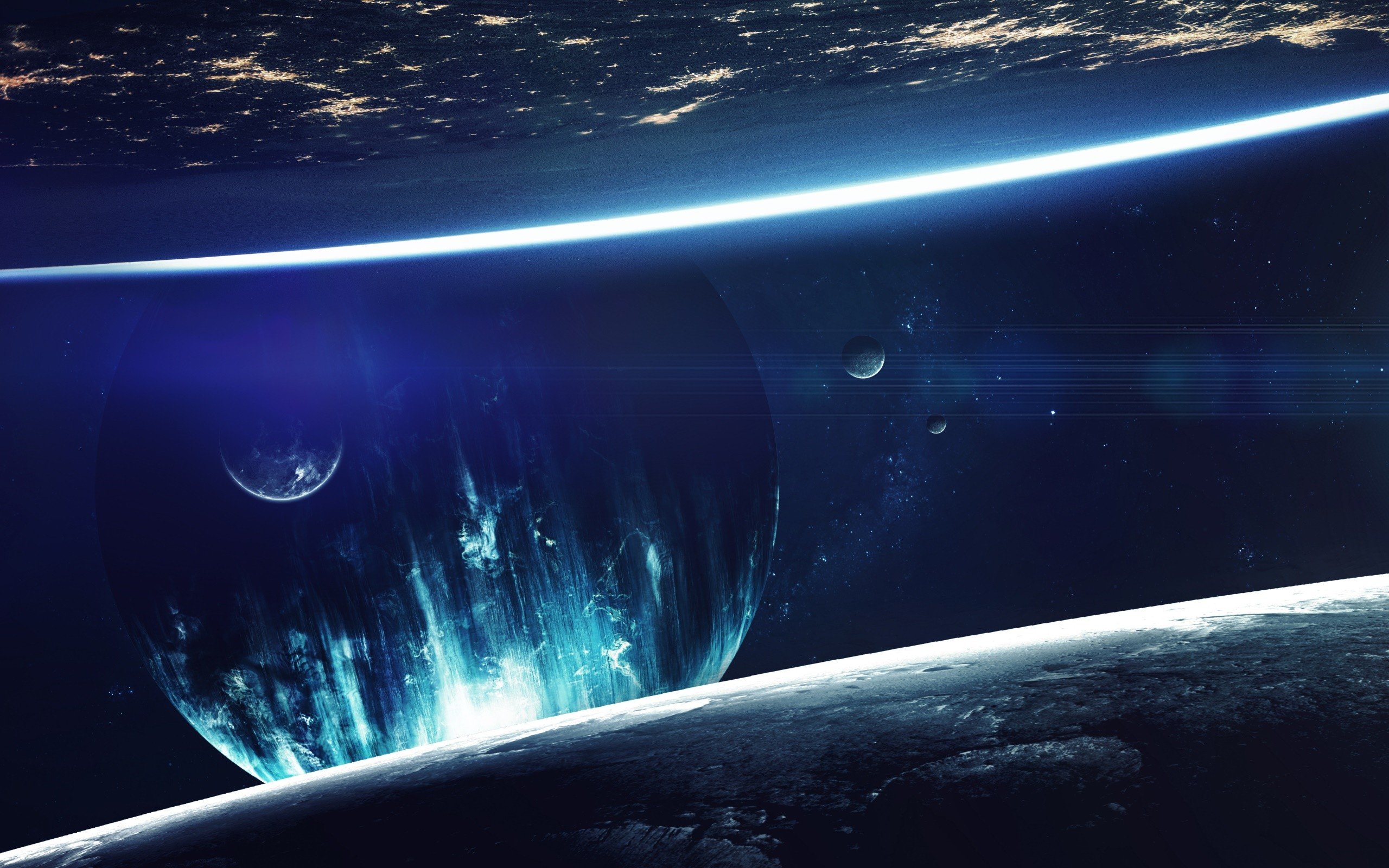 space, Planet, Digital art, Space art Wallpapers HD / Desktop and ...