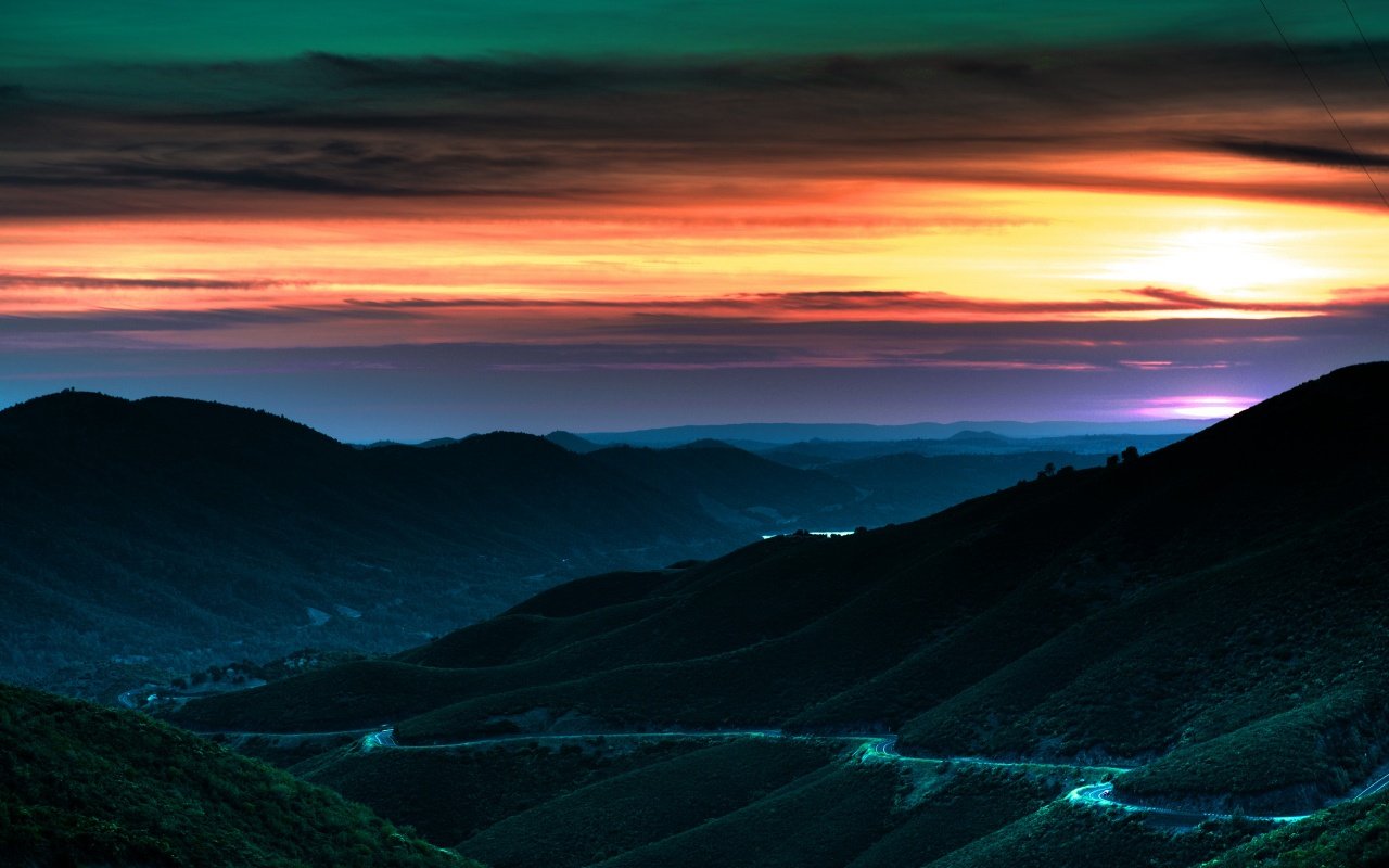 nature, Hills, Sunset Wallpapers HD / Desktop and Mobile Backgrounds