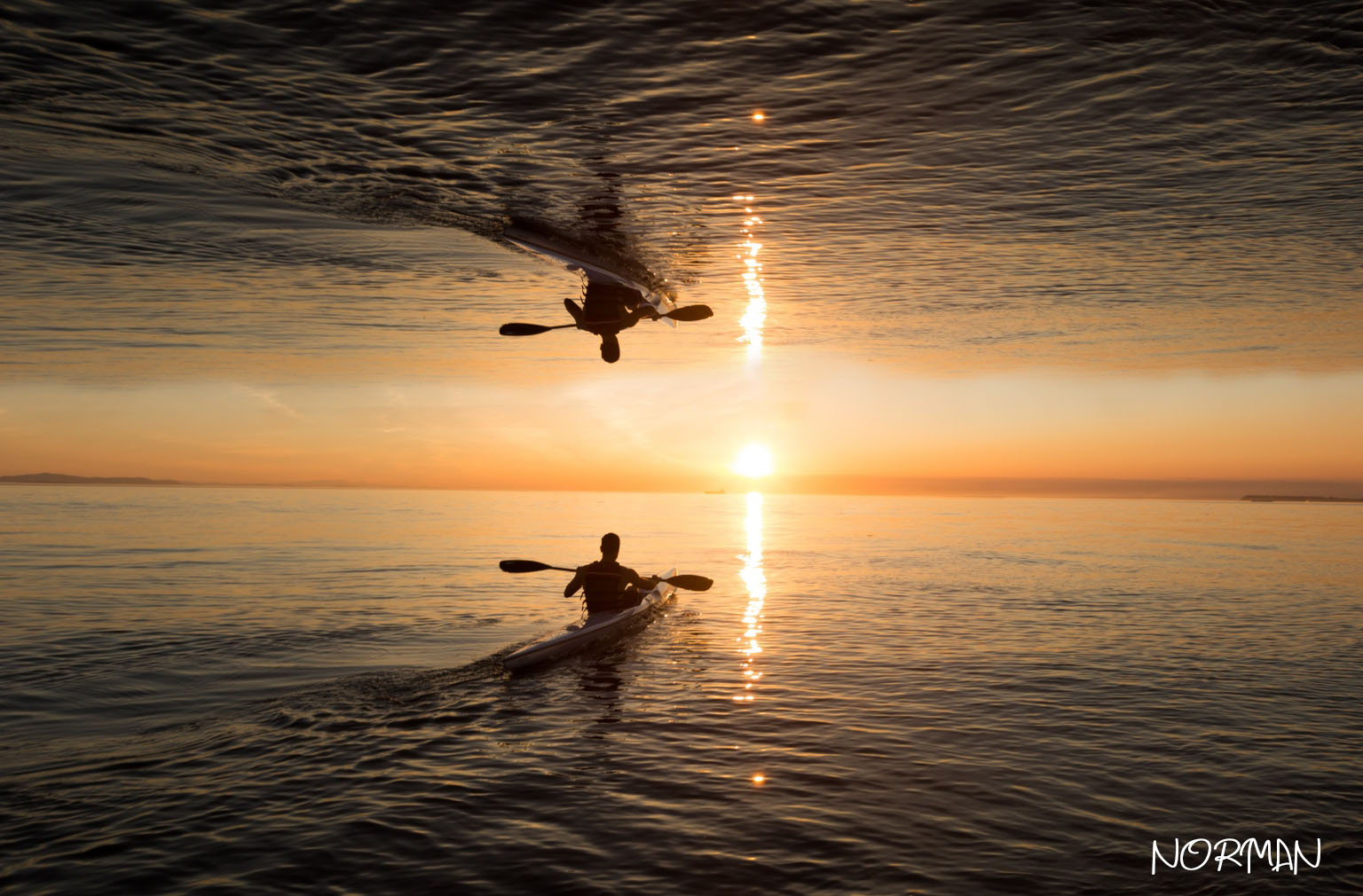 Baltic Sea, Reflection, Kayaks, Sunset, Ps Wallpapers HD / Desktop and ...