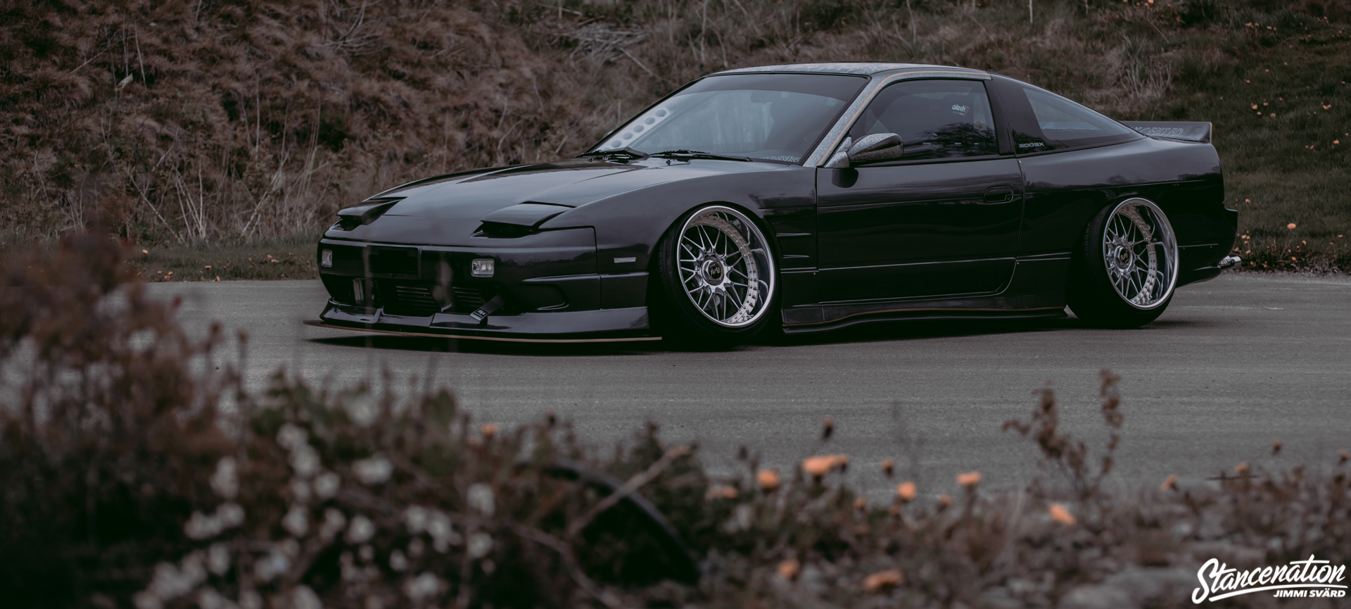 StanceNation, Car, Vehicle, Camber, JDM, Nissan, Nissan 180SX, Low ...