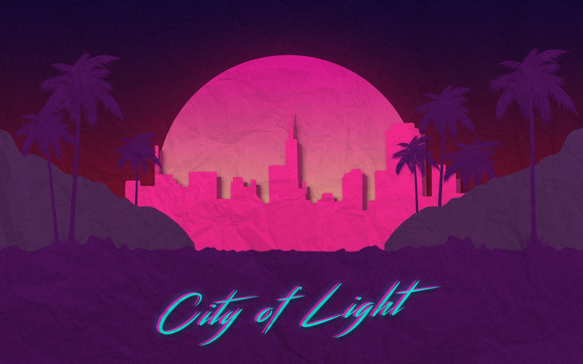 Retrowave, Neon, Typography, Digital art, 1980s, Synthwave, Photoshop ...