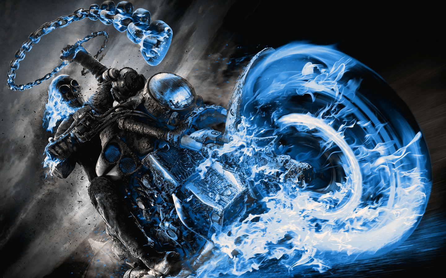 Ghost Rider, Chains, Vehicle, Revenge Spirit, Fire Wallpapers HD ...