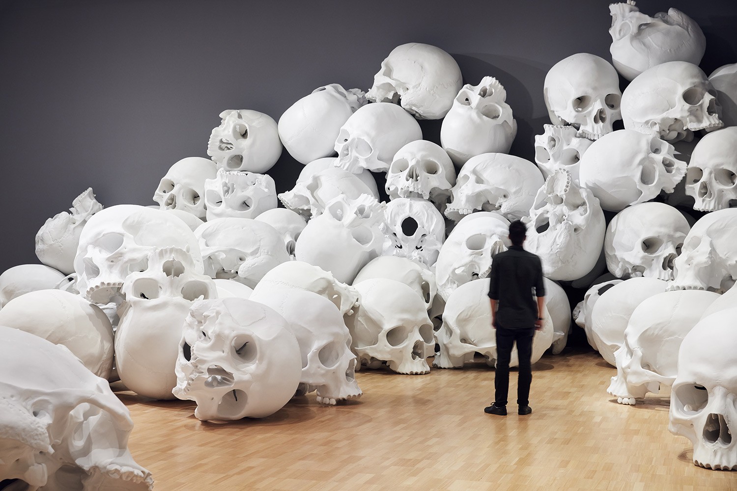 men, Ron Mueck, Skull, Artwork, Giant, Exposition, Art installation ...