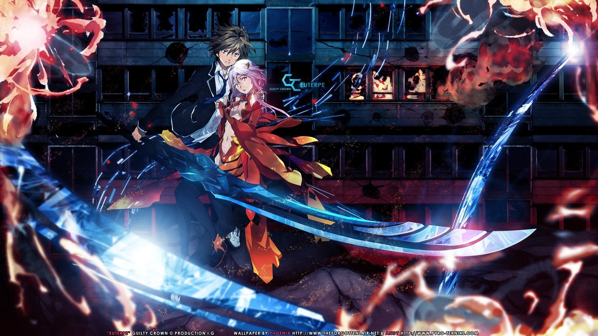 Guilty Crown, Anime, Yuzuriha Inori, Ouma Shu Wallpapers HD / Desktop ...