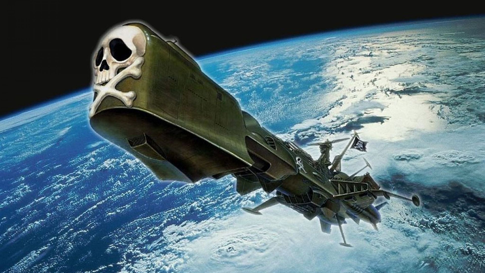 space, Pirate, Captain, Harlock, Fantasy, Pirates, Adventure, Anime ...