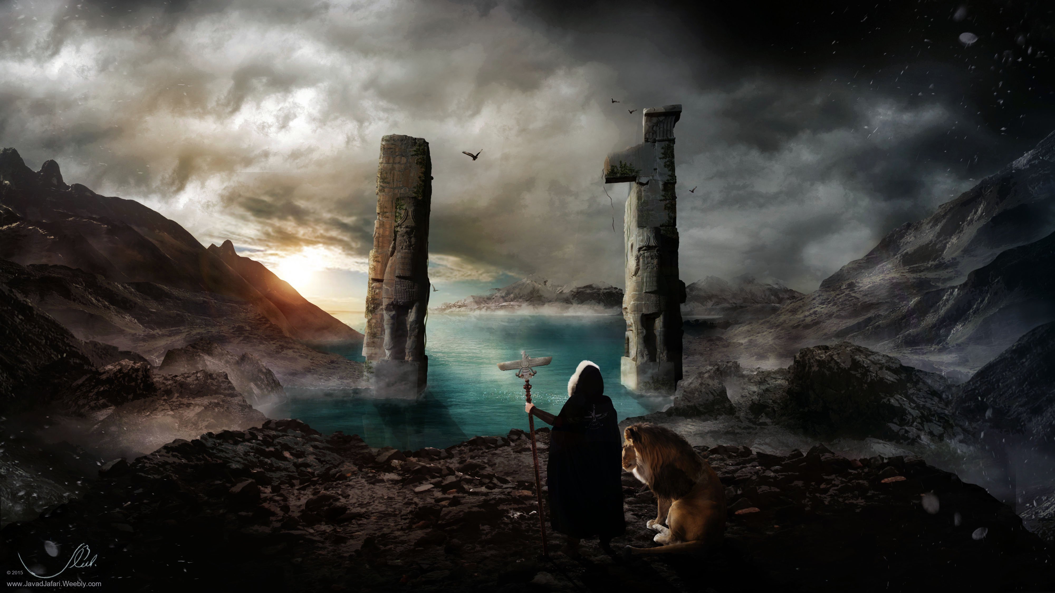 perspolis, Enterance, Ii, by, Javad, Jafari, Artworks Wallpapers HD ...