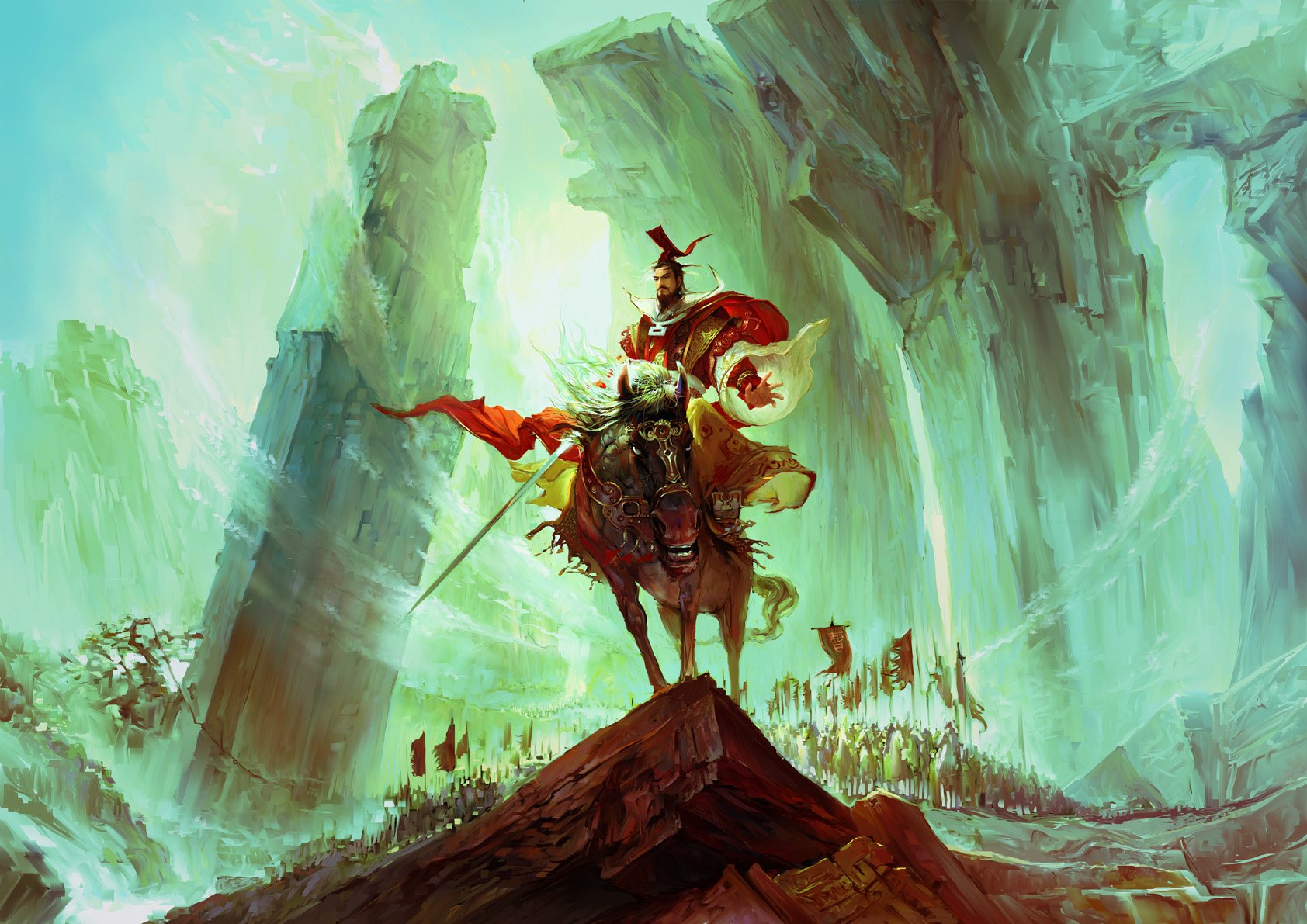 three, Kingdoms, Online, Asian, Fantasy, Mmo, Rpg, Samurai, Action ...