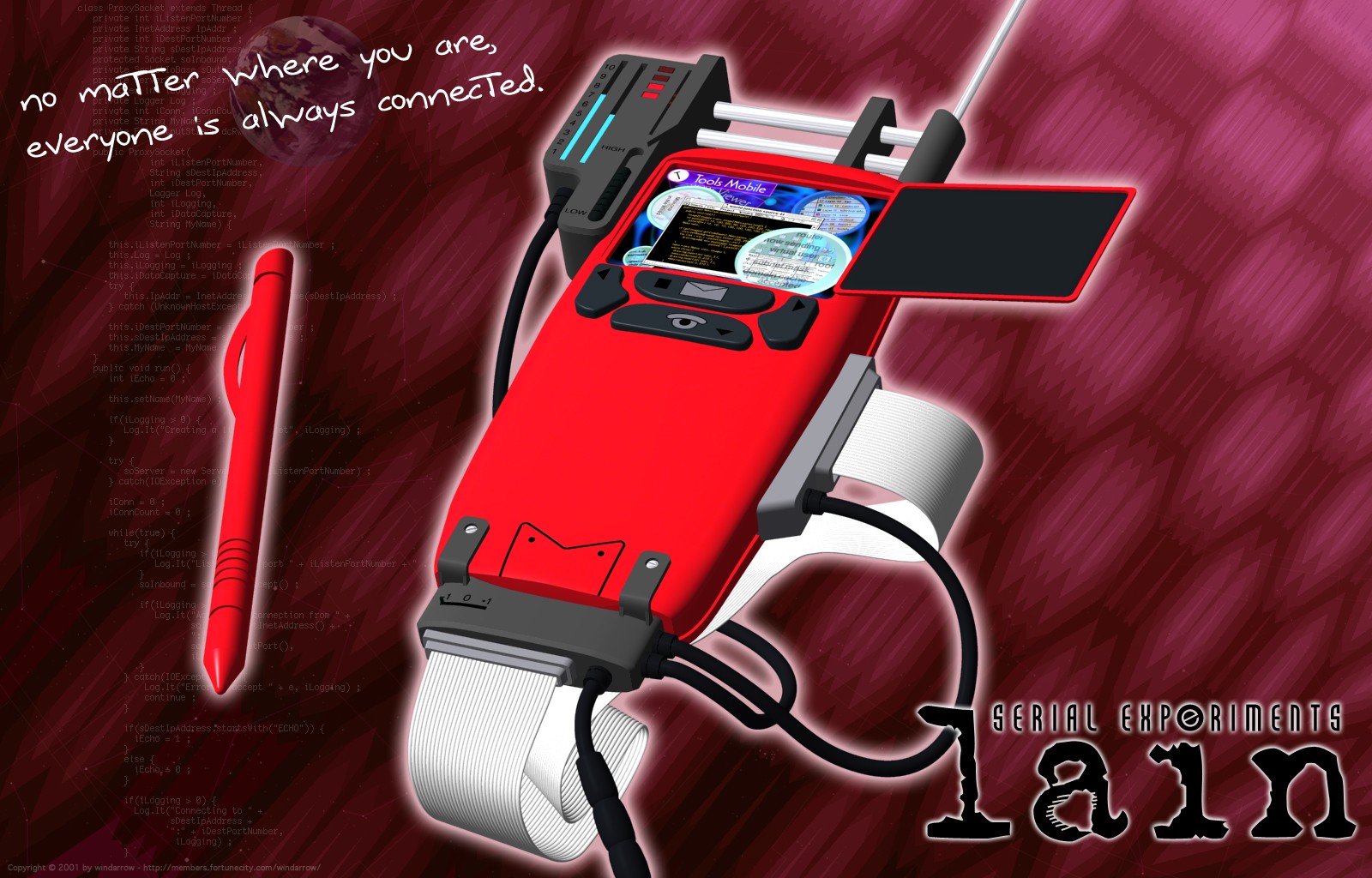 serial, Experiments, Lain, Cellphones, Smartphones, Cables Wallpapers ...