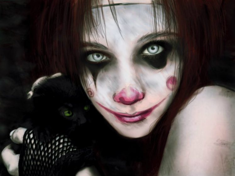 Dark Gothic Clown
