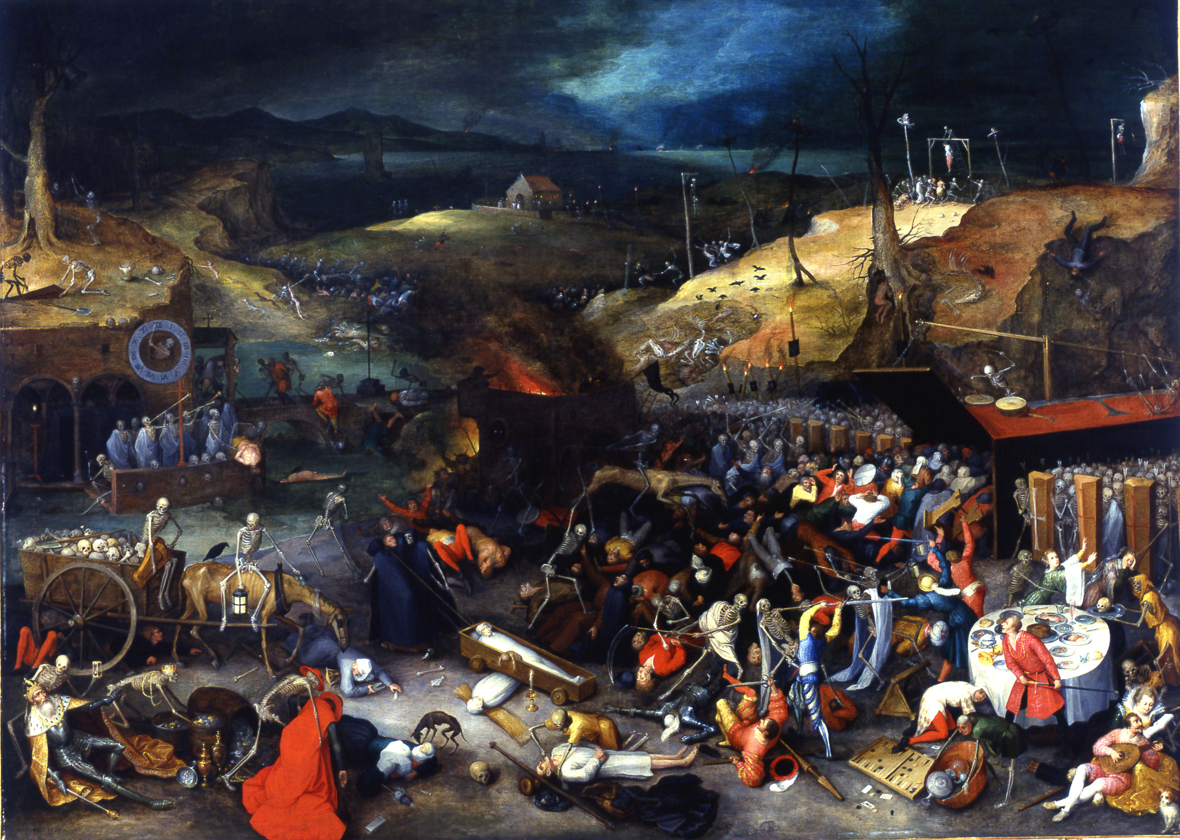 kartina, Torzhestvo, Death, Plague, Corpses, Skeletons, Gold, Music ...