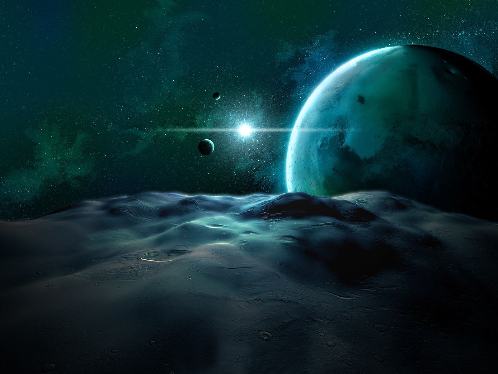 outer, Space, Sand, Stars, Planets, Bright Wallpapers HD / Desktop and ...