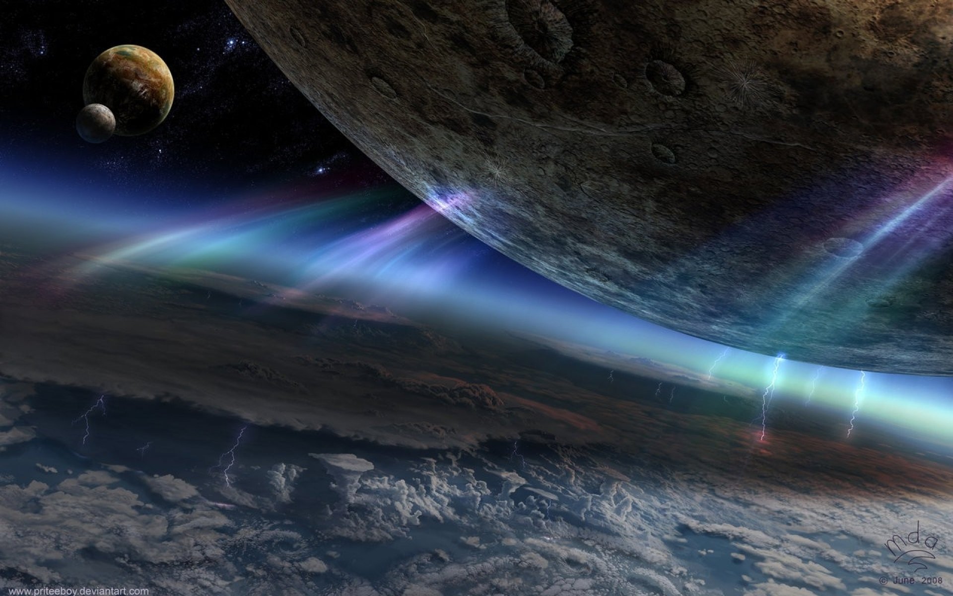 planetscape, Sci fi, Planet, Landscape, Space, Art, Artwork Wallpapers ...