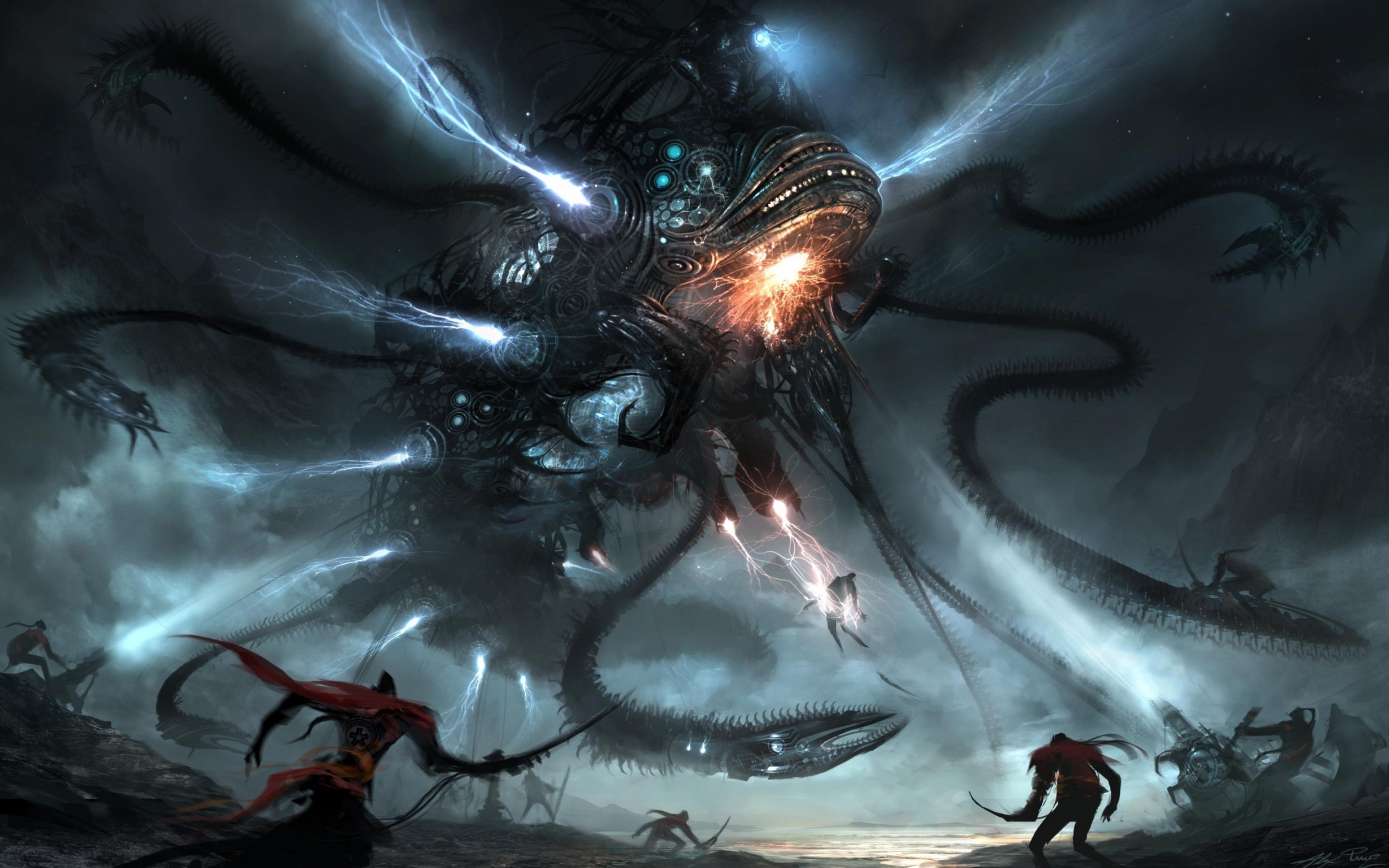 Sci Fi Alien Aliens Creature Art Artwork Futuristic Wallpapers HD