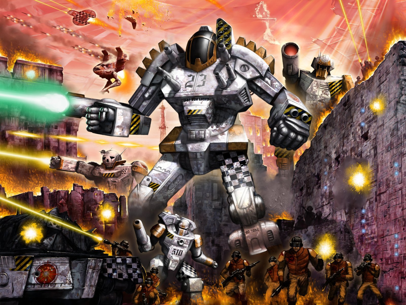 Mechwarrior Battletech Online Warrior Mecha Robot Sci Fi 1mechw Action Fighting Mech