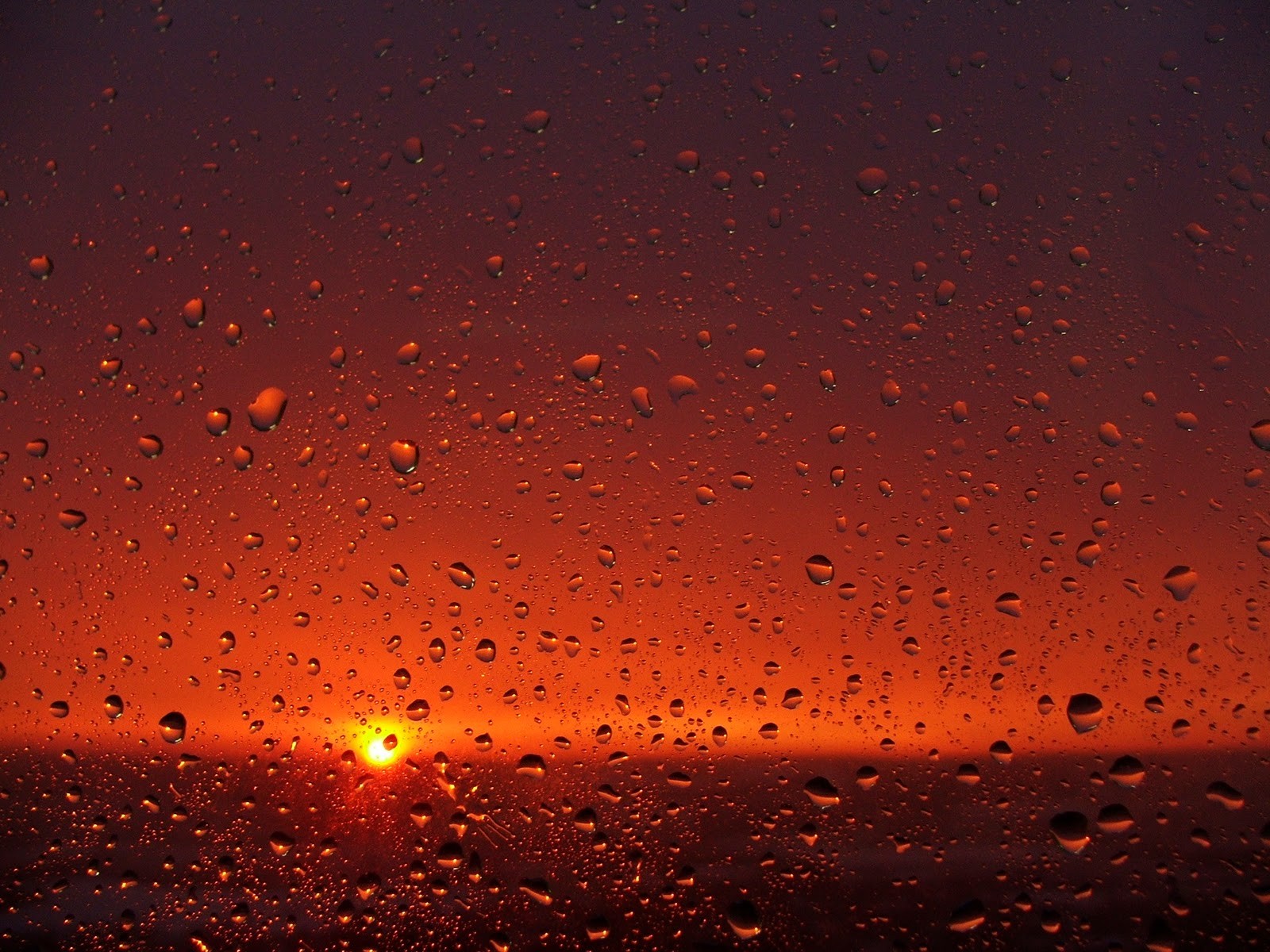 sunset, Rain, Glass, Raindrops, Ray, Schaia Wallpapers HD / Desktop and ...