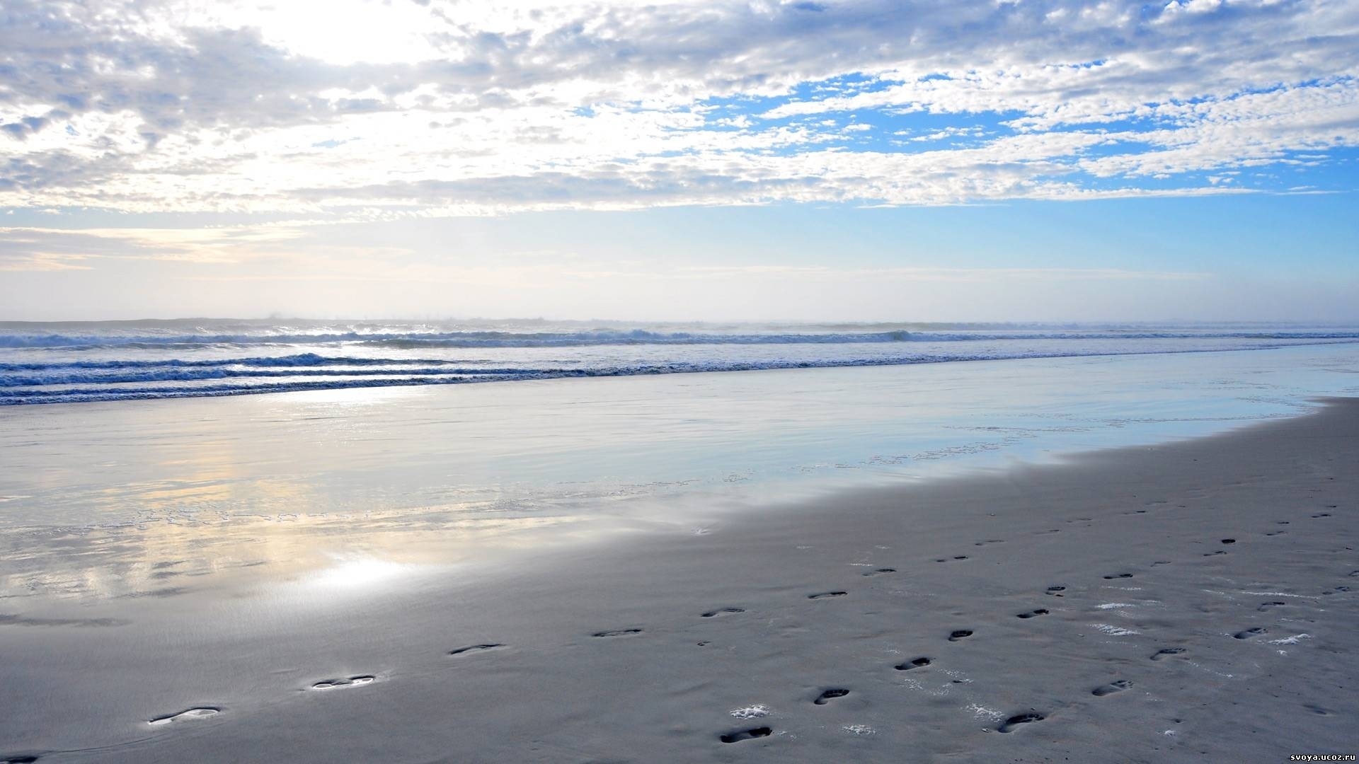nature, Landscapes, Beaches, Shore, Coast, Zen, Tracks, Footprints ...